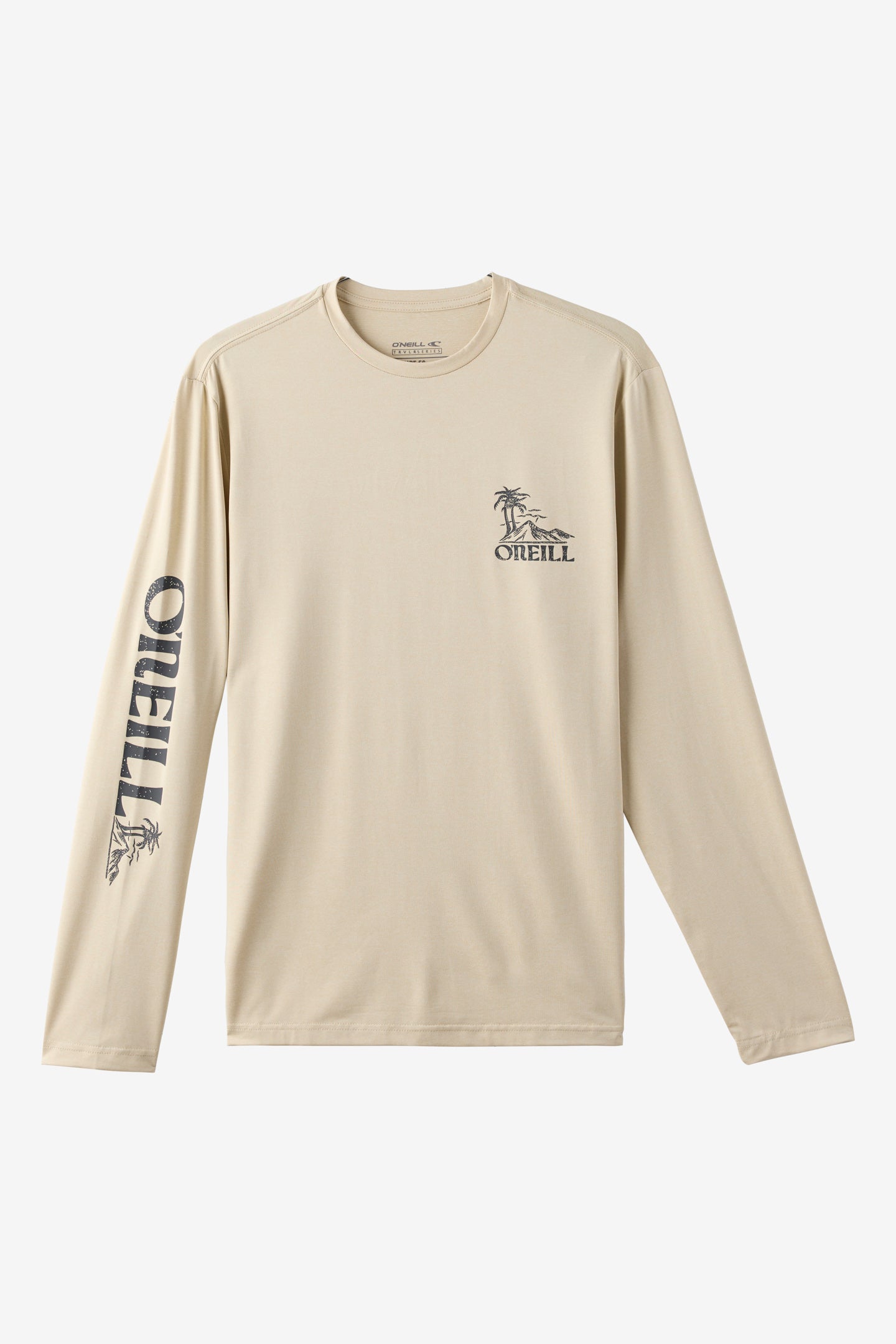 TRVLR Upf Tee Paradise Long Sleeve Pullover - H Lt Khaki | O'Neill