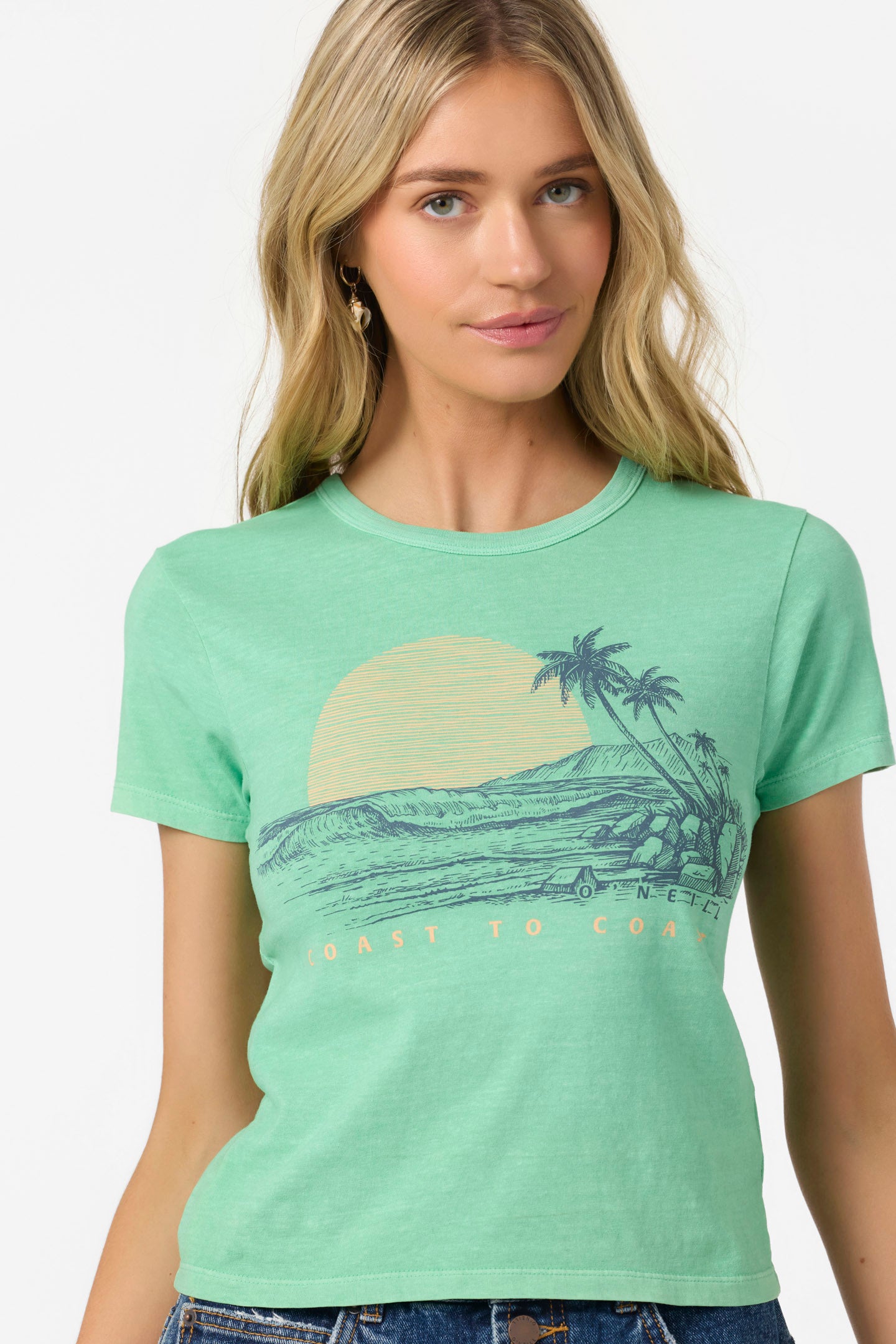 Coastal Vibes Tee - Jade Cream | O'Neill