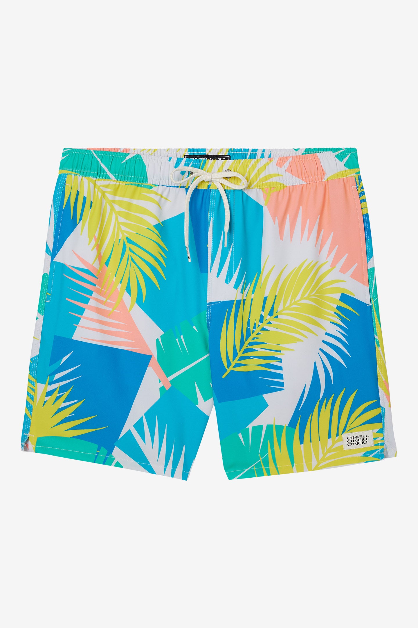 Hermosa Crew Elastic Waist 17" Swim Trunks - Cream | O'Neill