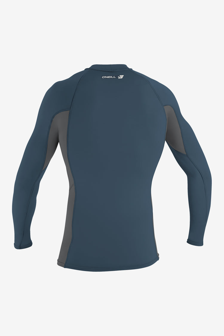 Premium Skins Long Sleeve Rashguard - Blu Smoke | O'Neill