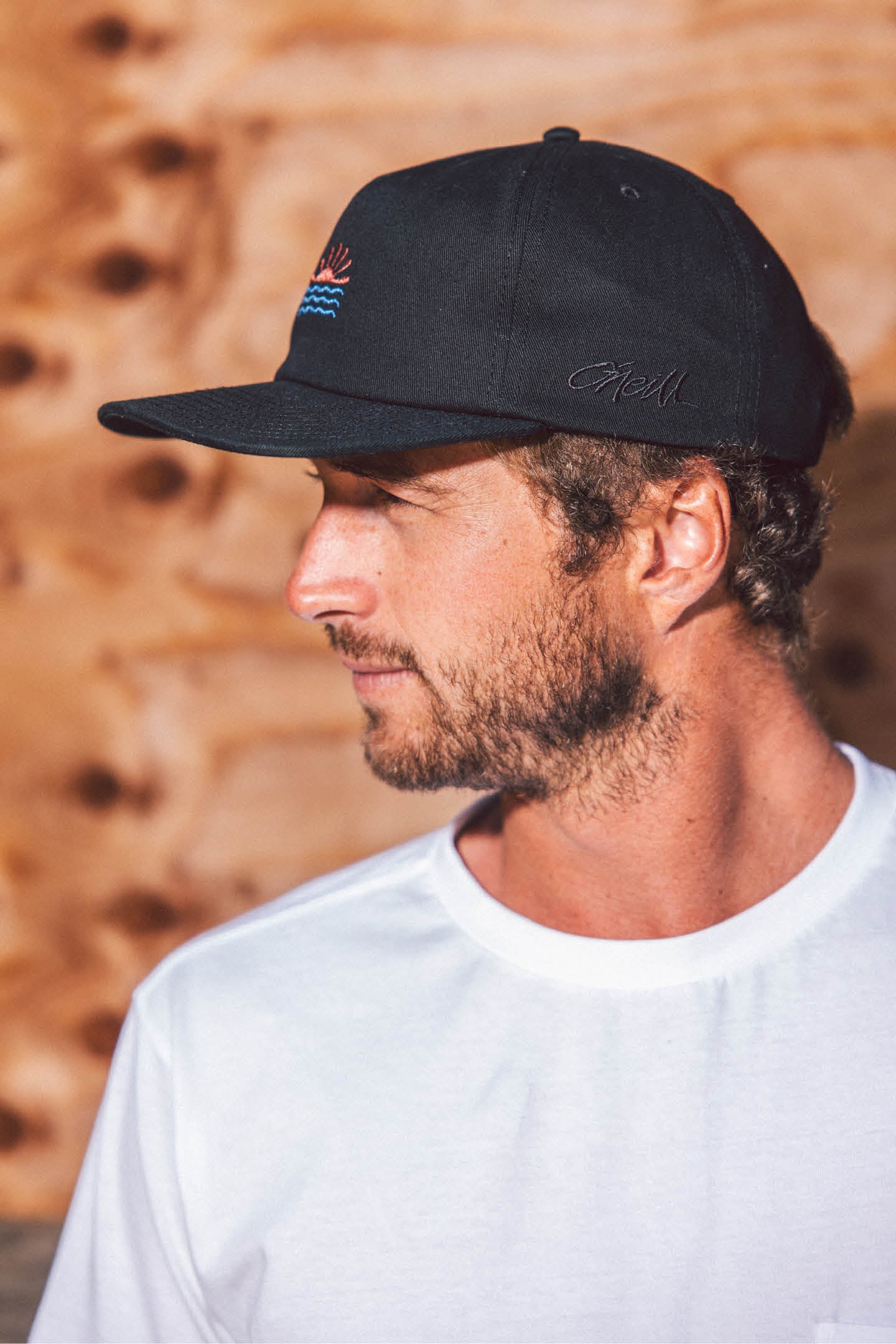 East Cliff Pier Flow Snapback Hat - Black | O'Neill