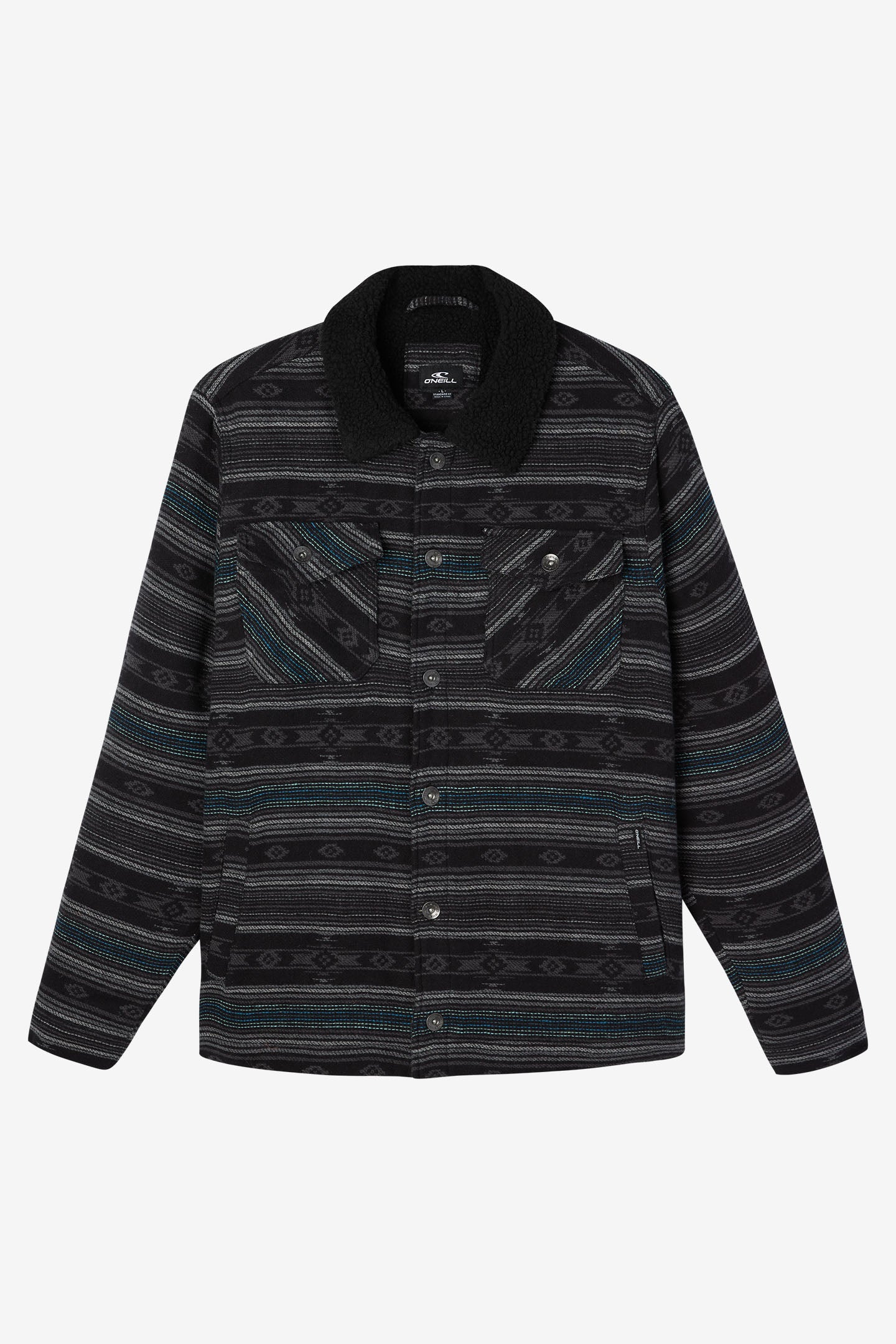 Excursion High Pile Lined Jacket - Graphite | O'Neill