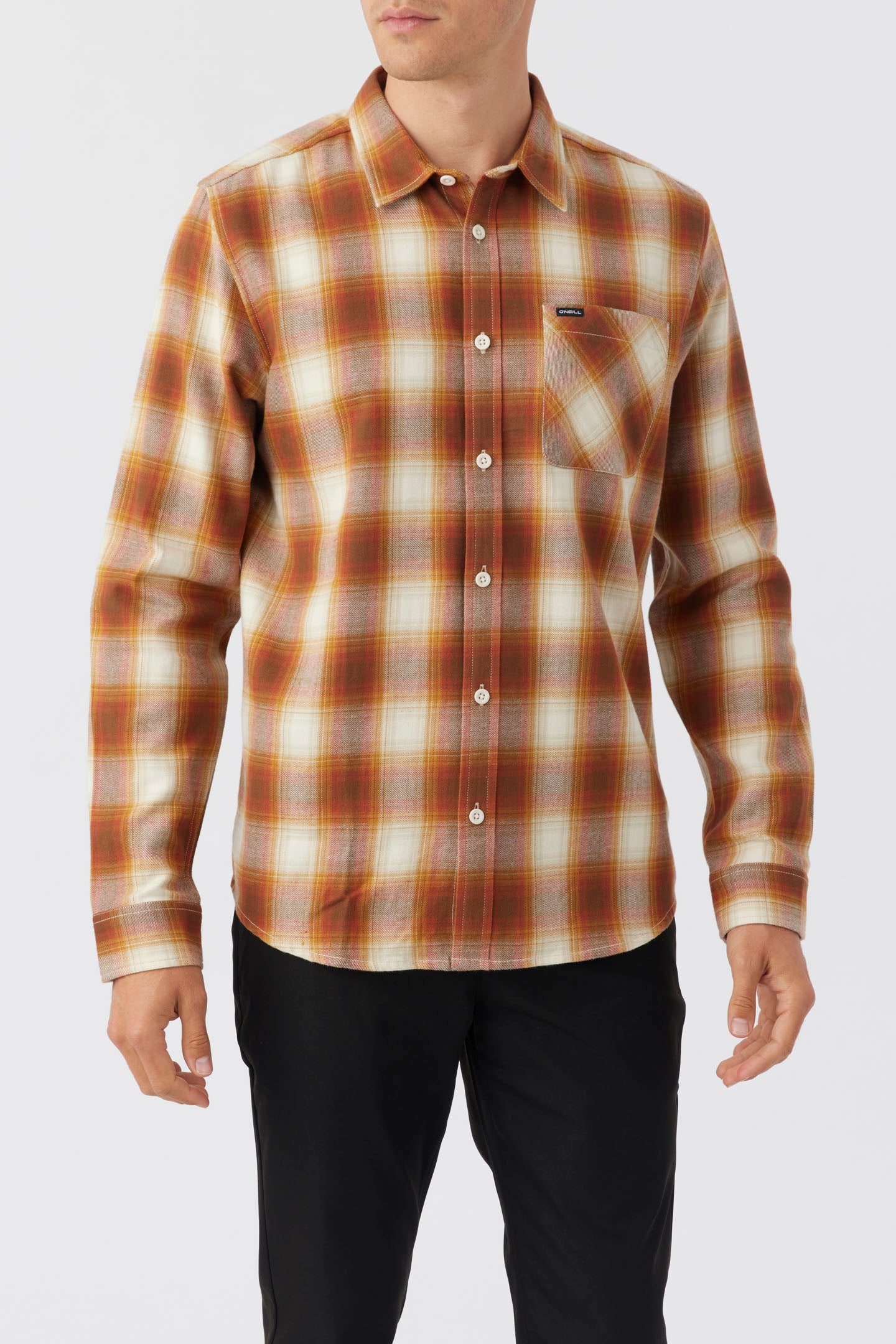 Prospect Flannel Long Sleeve Shirt - Cream | O'Neill