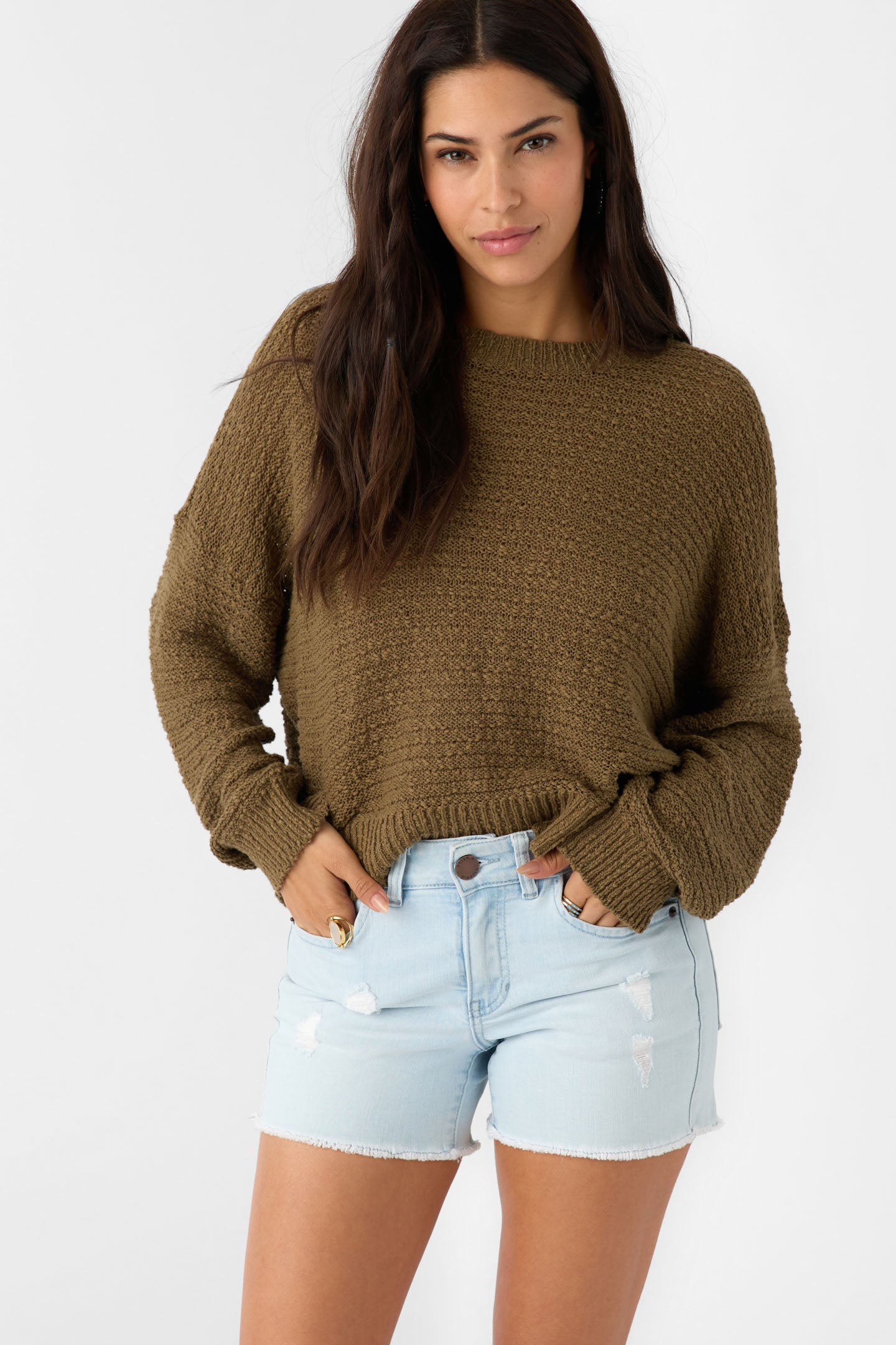 Shoreward Magic Sweater - Olive | O'Neill