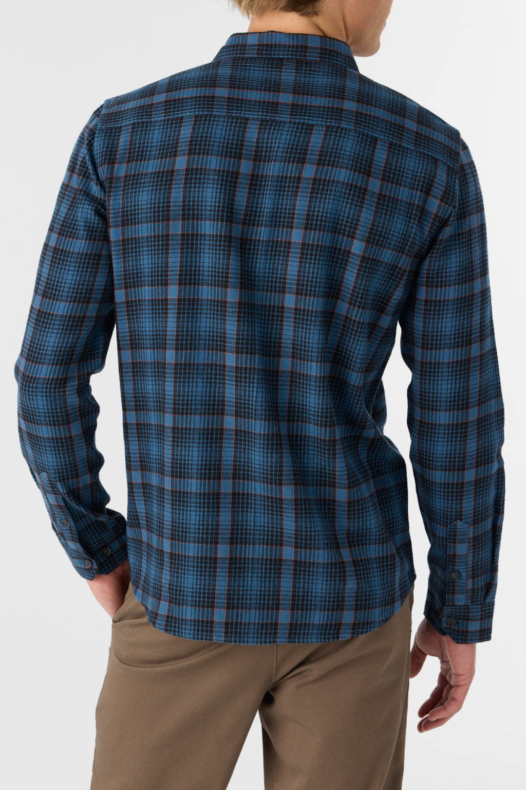 Prospect Flannel Standard Fit Long Sleeve Shirt - Real Teal | O'Neill