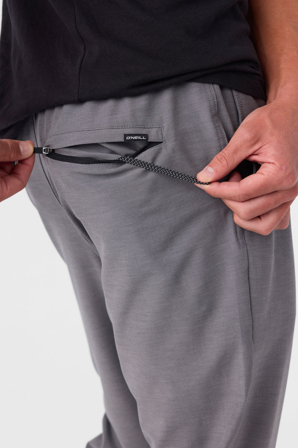 Venture Elastic Waist Hybrid Pants - Heather Grey | O'Neill