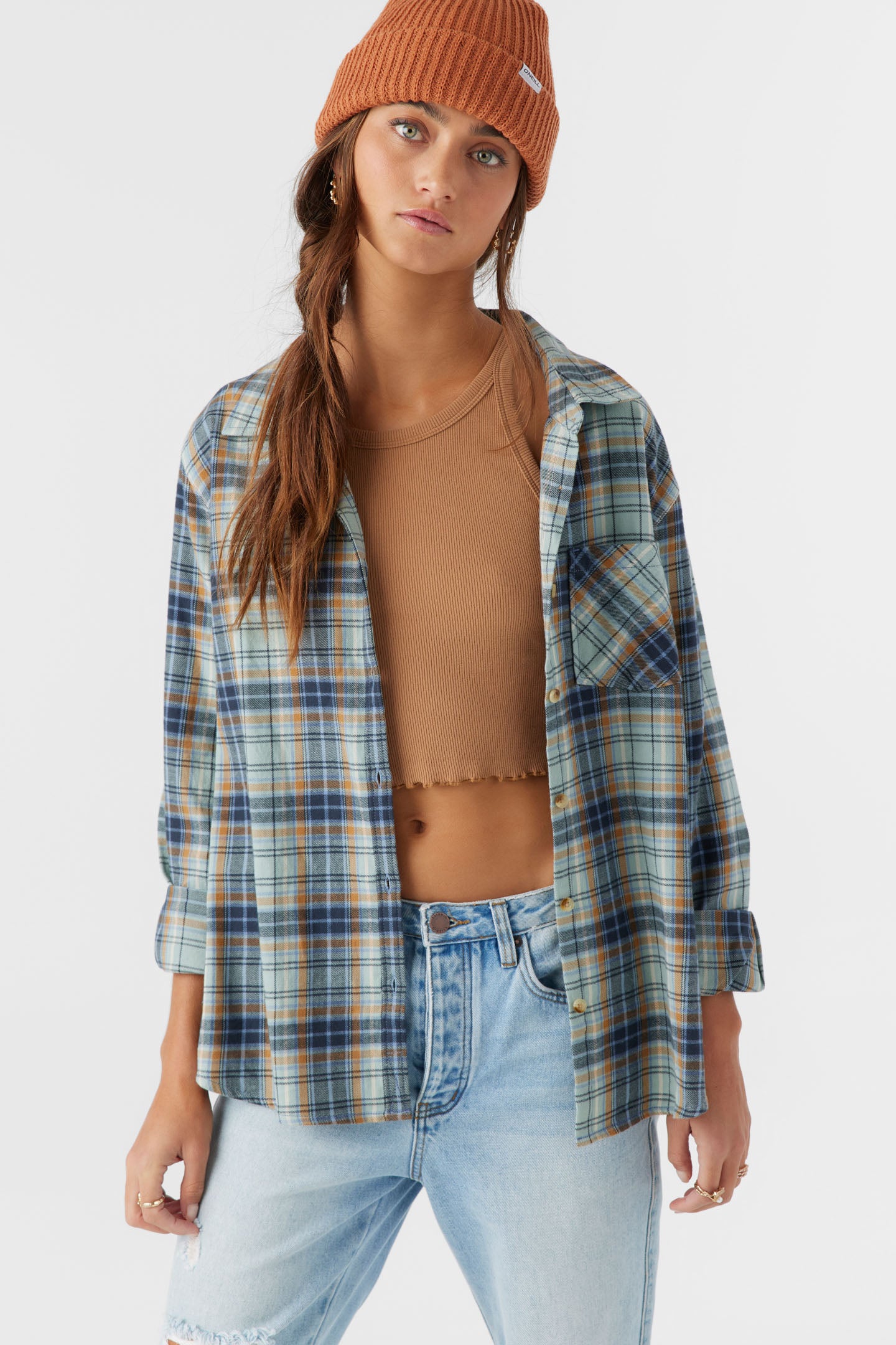 Logan Flannel Long Sleeve Top - Infinity | O'Neill