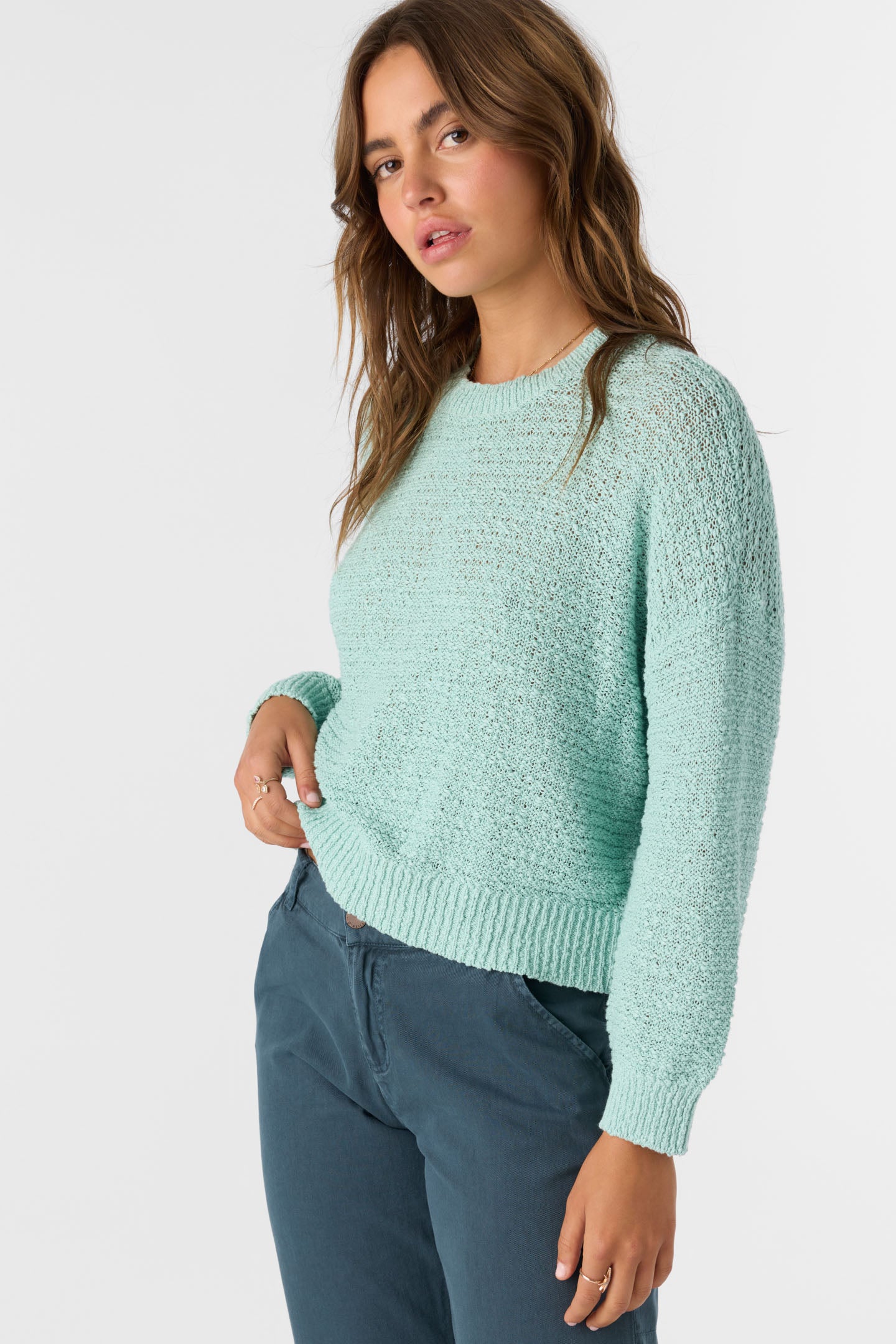 Shoreward Magic Long Sleeve Sweater - Blue Haze | O'Neill