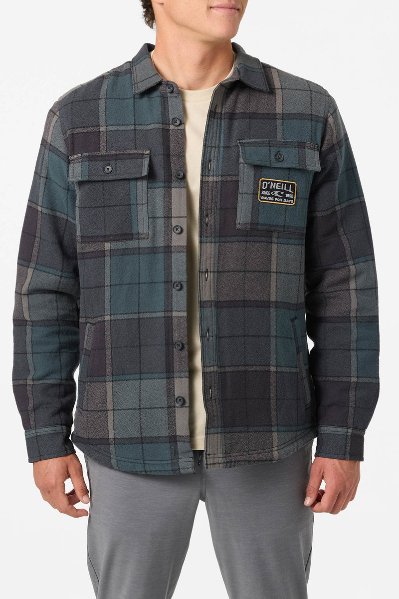Redmond High Pile Lined Jacket - Black | O'Neill