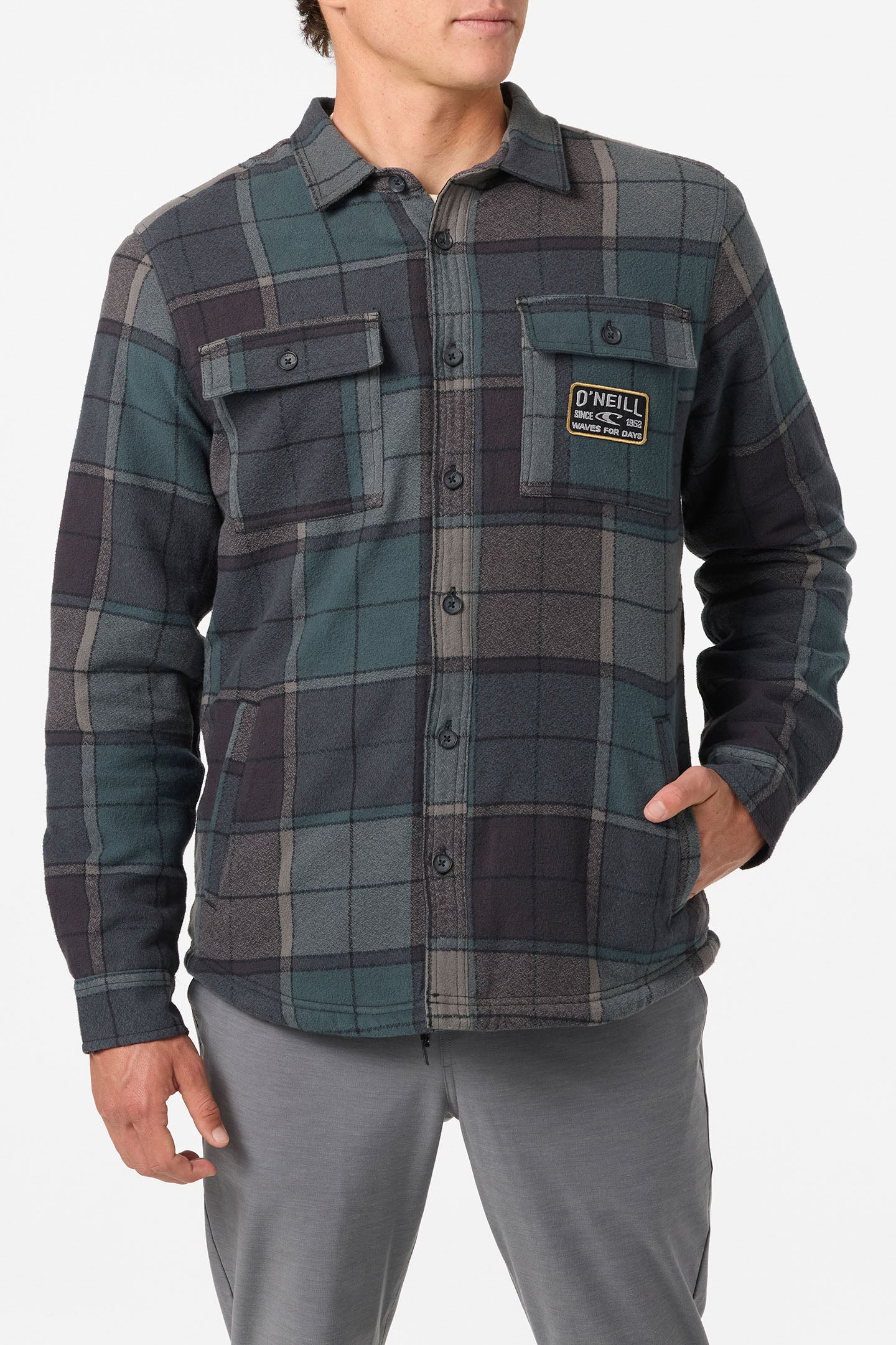 Redmond High Pile Lined Jacket - Black | O'Neill