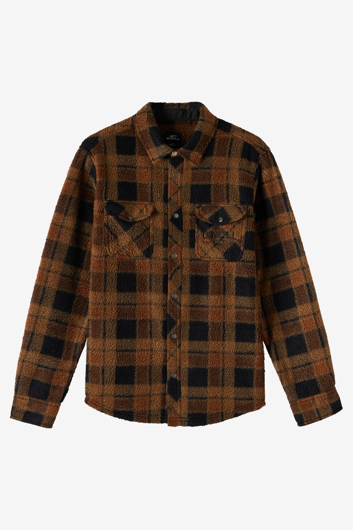 Glacier Plaid High Pile Superfleece Standard Fit Long Sleeve Shirt ...