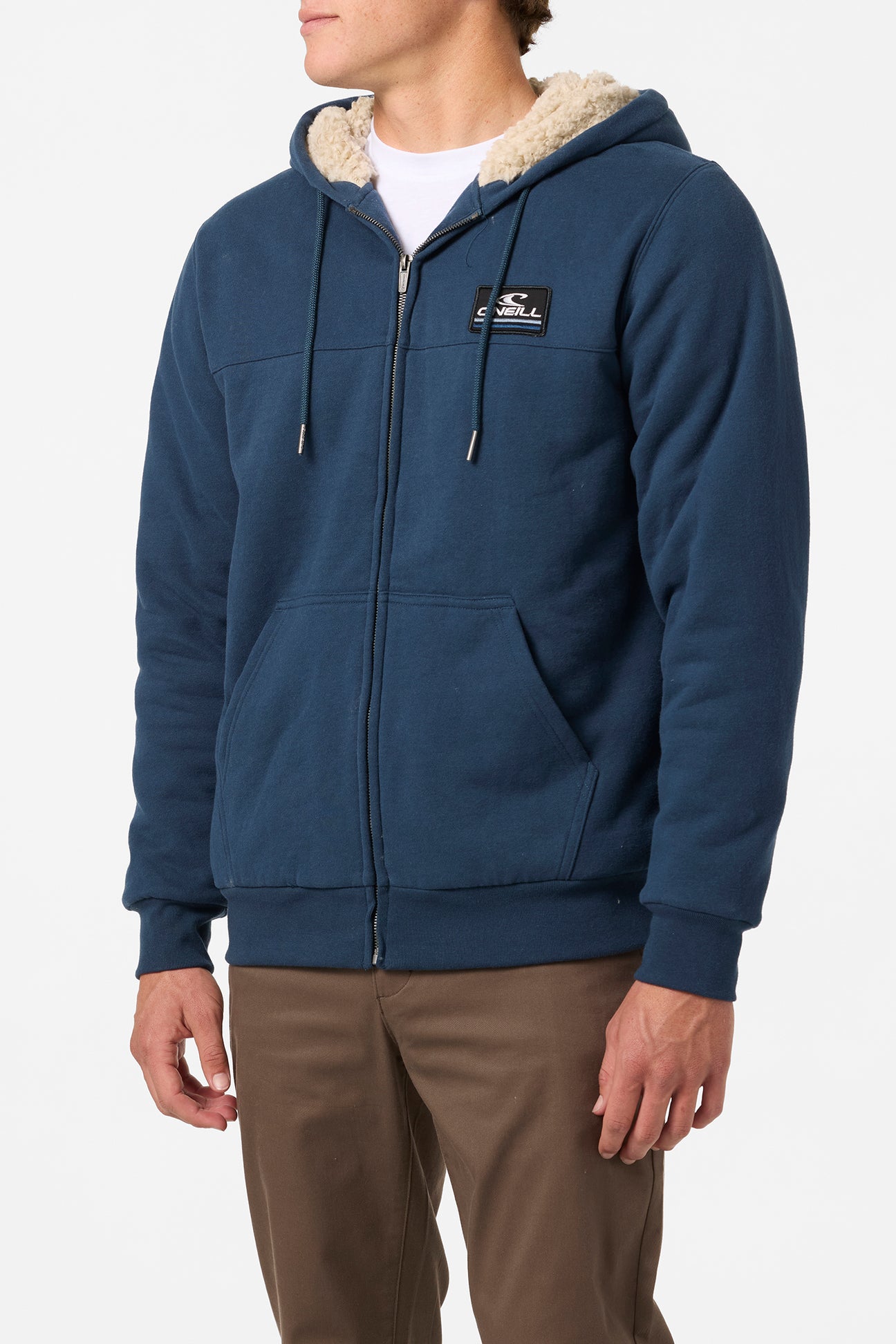 Fifty Two High Pile Zip Zip Fleece - Midnight Navy | O'Neill