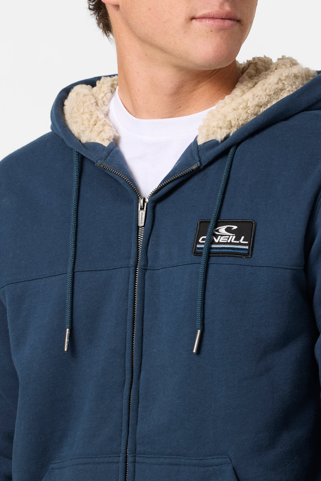 Fifty Two High Pile Zip Zip Fleece - Midnight Navy | O'Neill