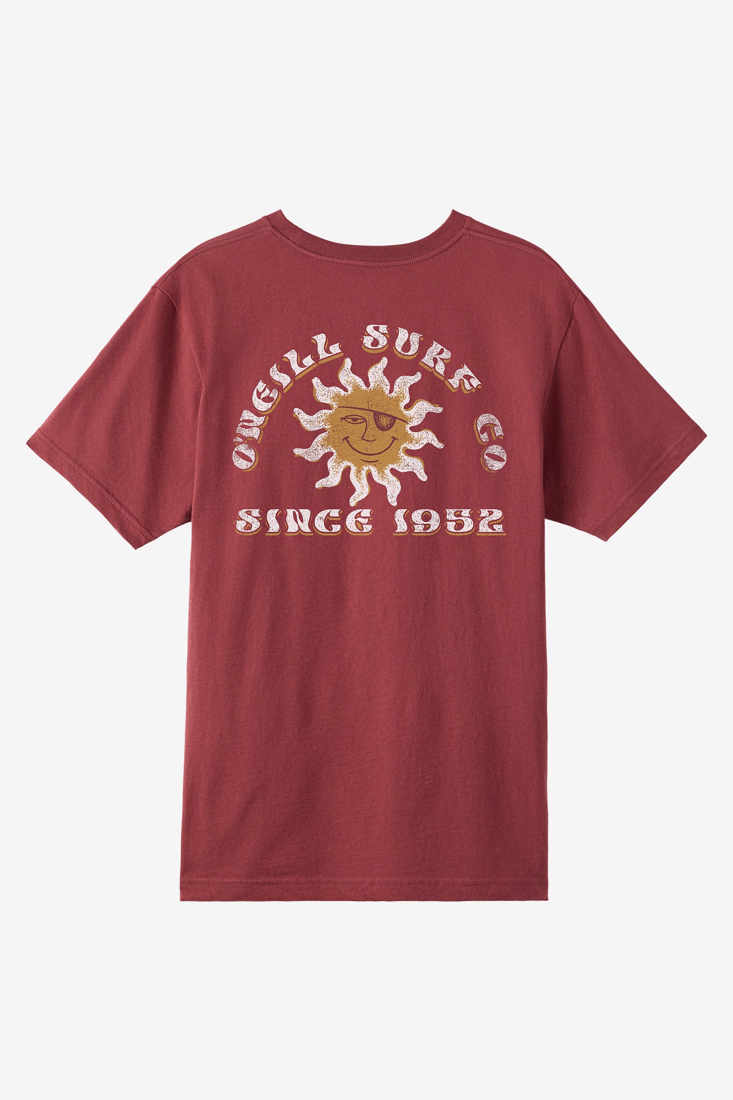 Brightside Standard Fit Tee - Oxblood Red | O'Neill