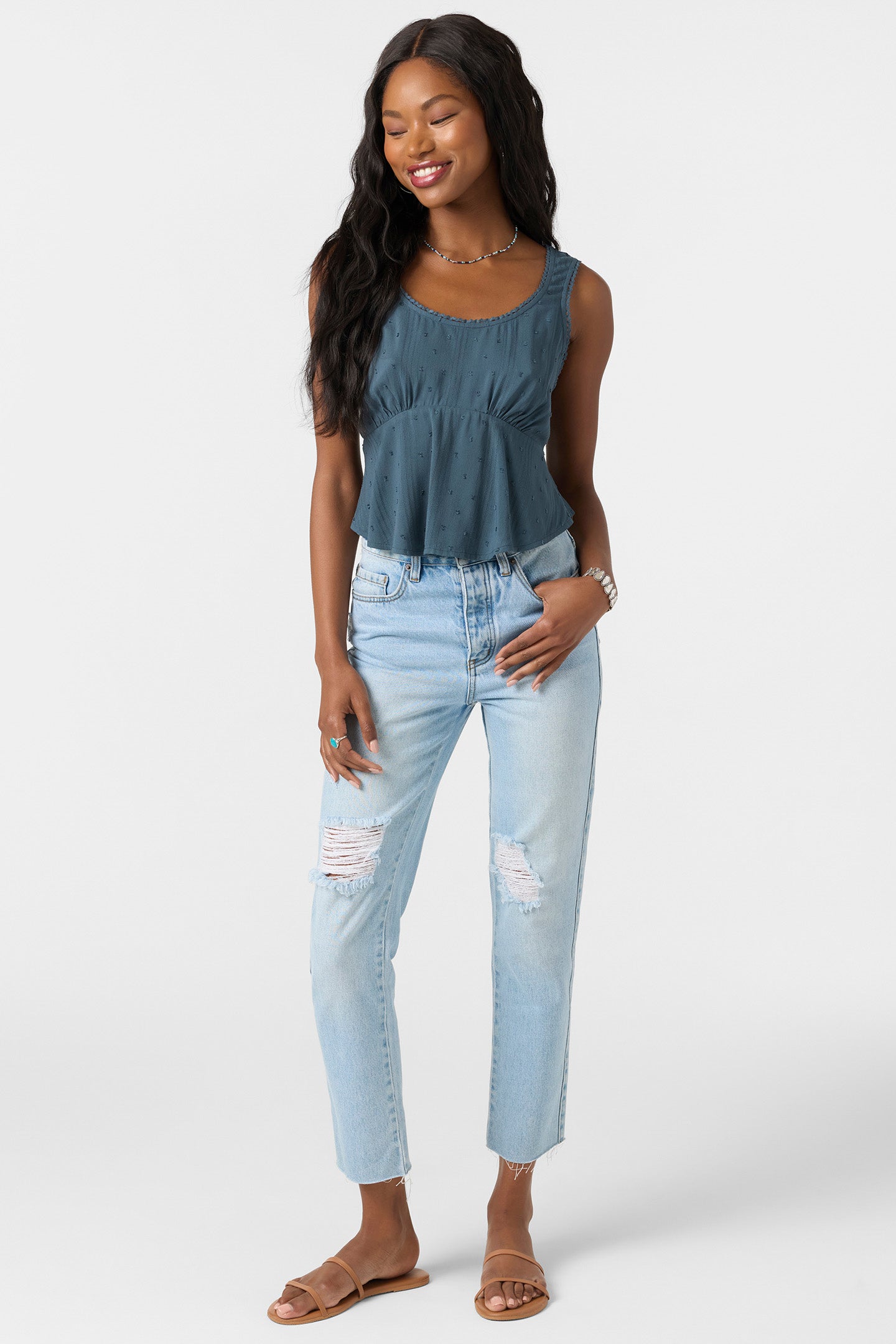 Julye Sleeveless Top - Slate | O'Neill