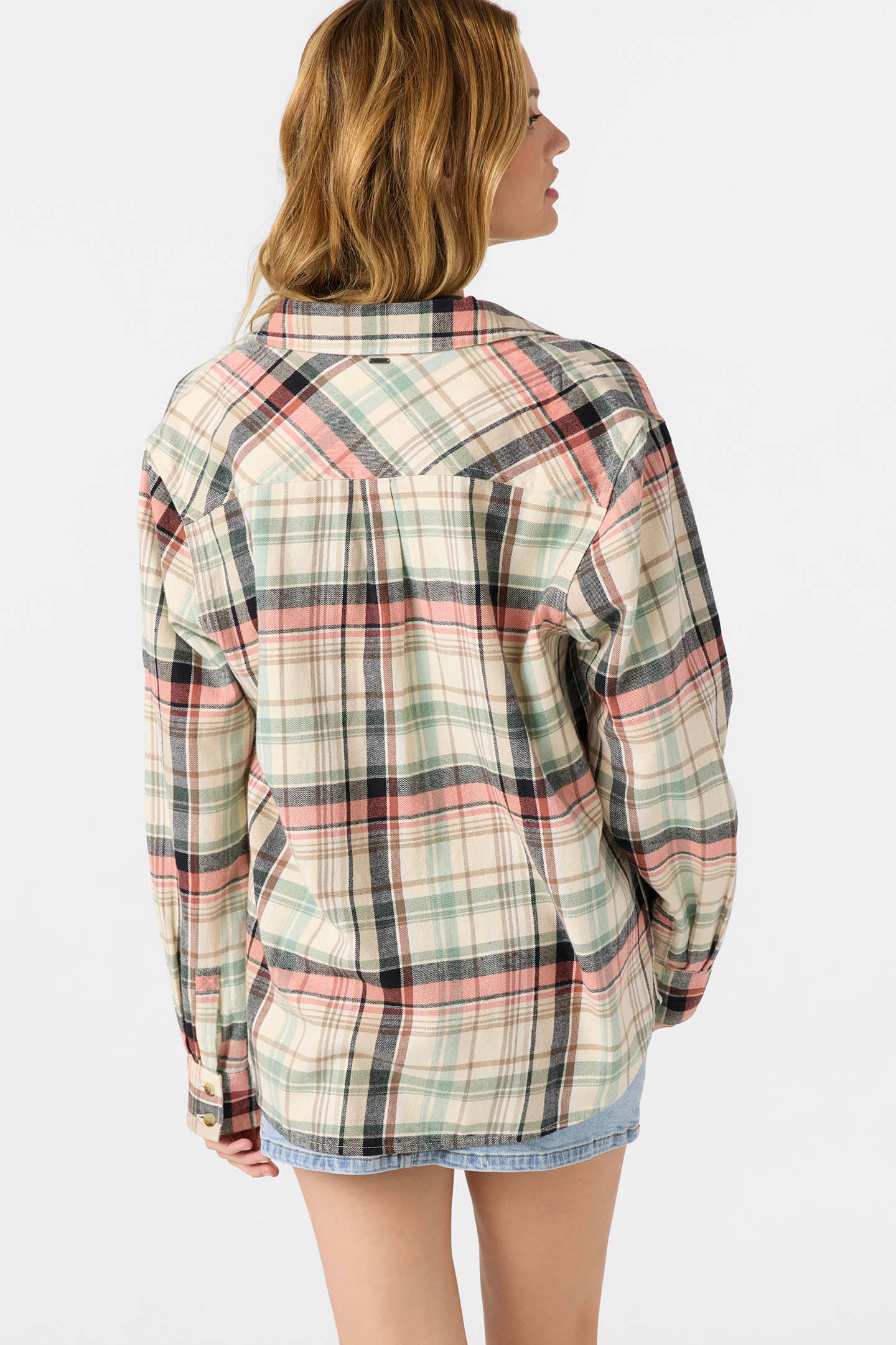Logan Flannel Long Sleeve Top - Tapioca | O'Neill