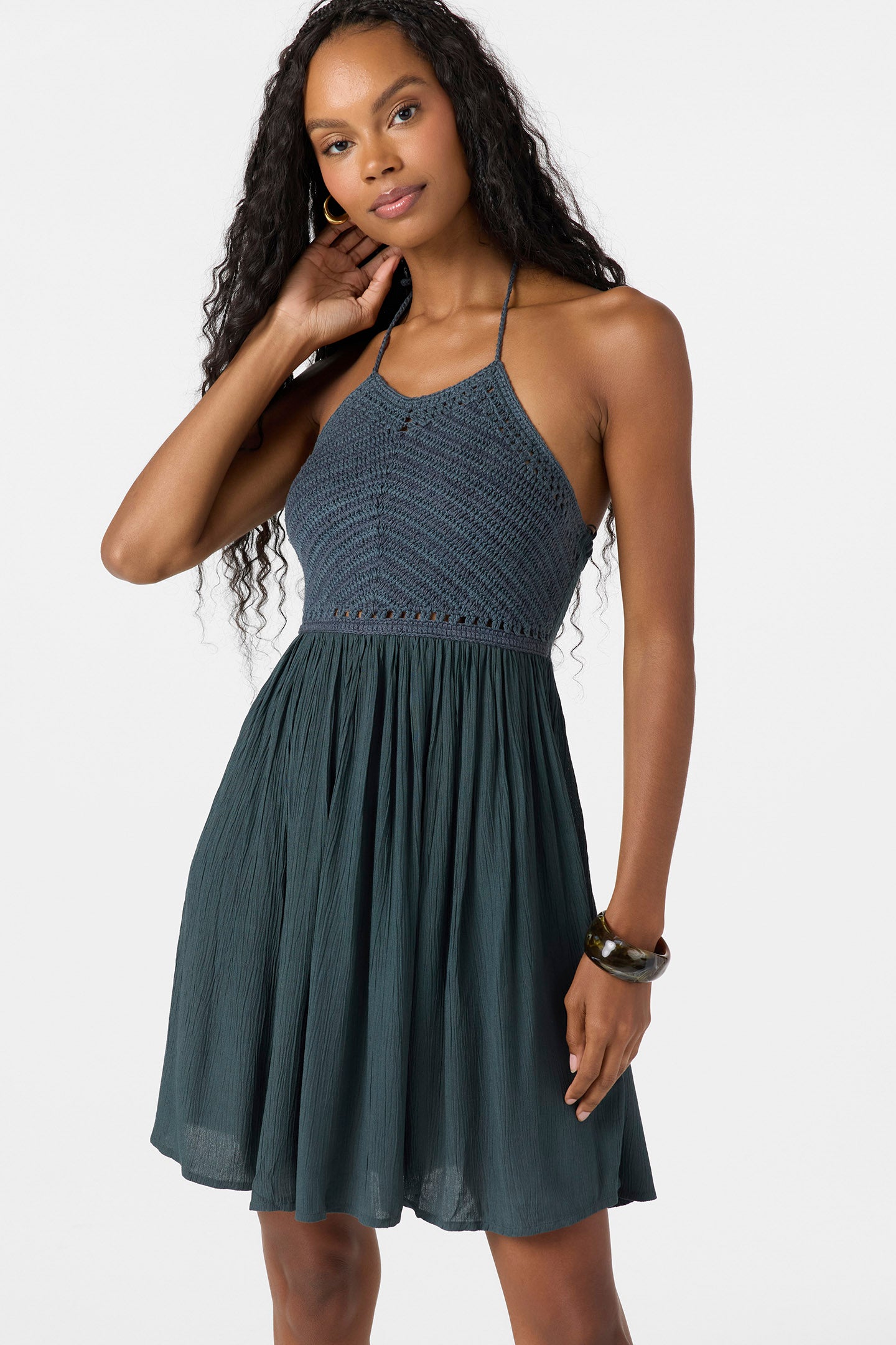 Kindra Short Dress - Slate | O'Neill
