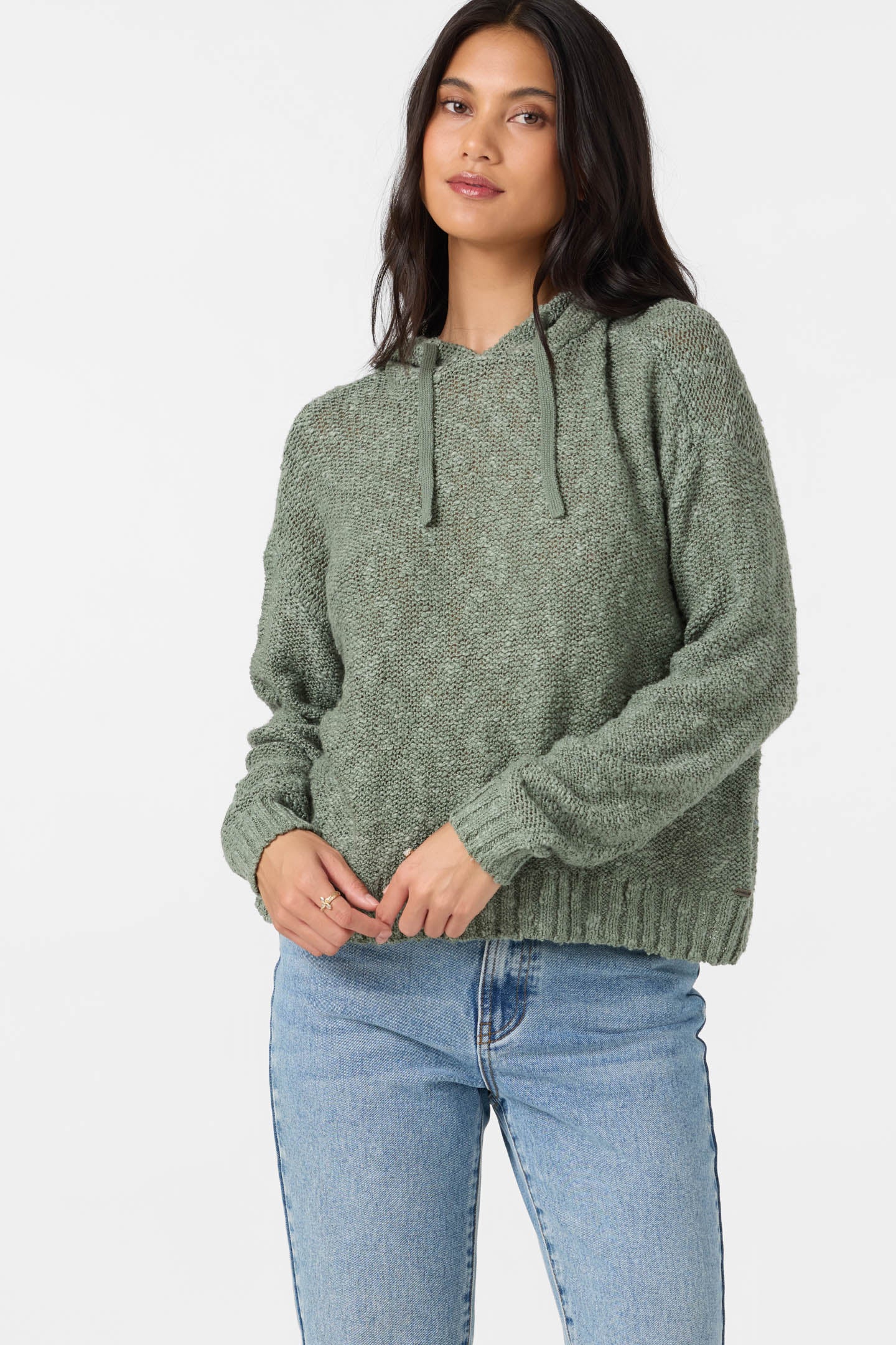 Jayne Solid Long Sleeve Sweater - Sea Spray | O'Neill