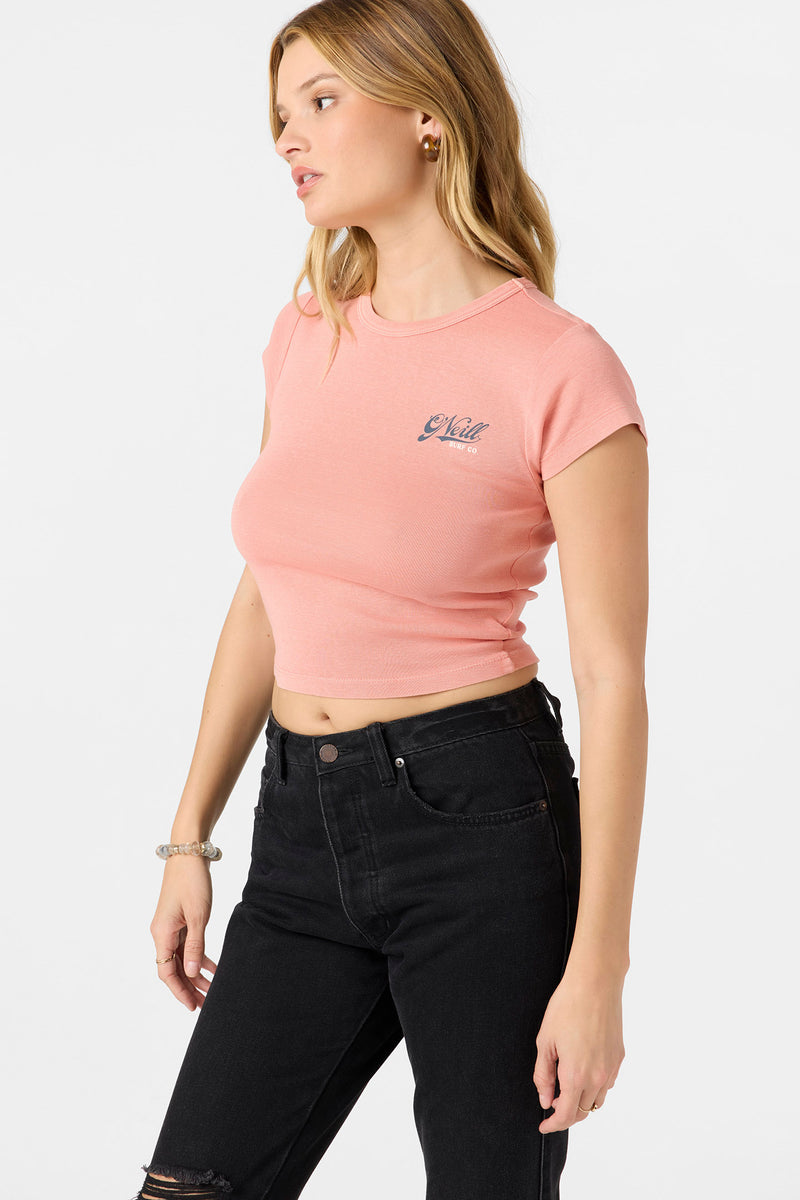 Script Surf Tee - Coral Haze | O'Neill