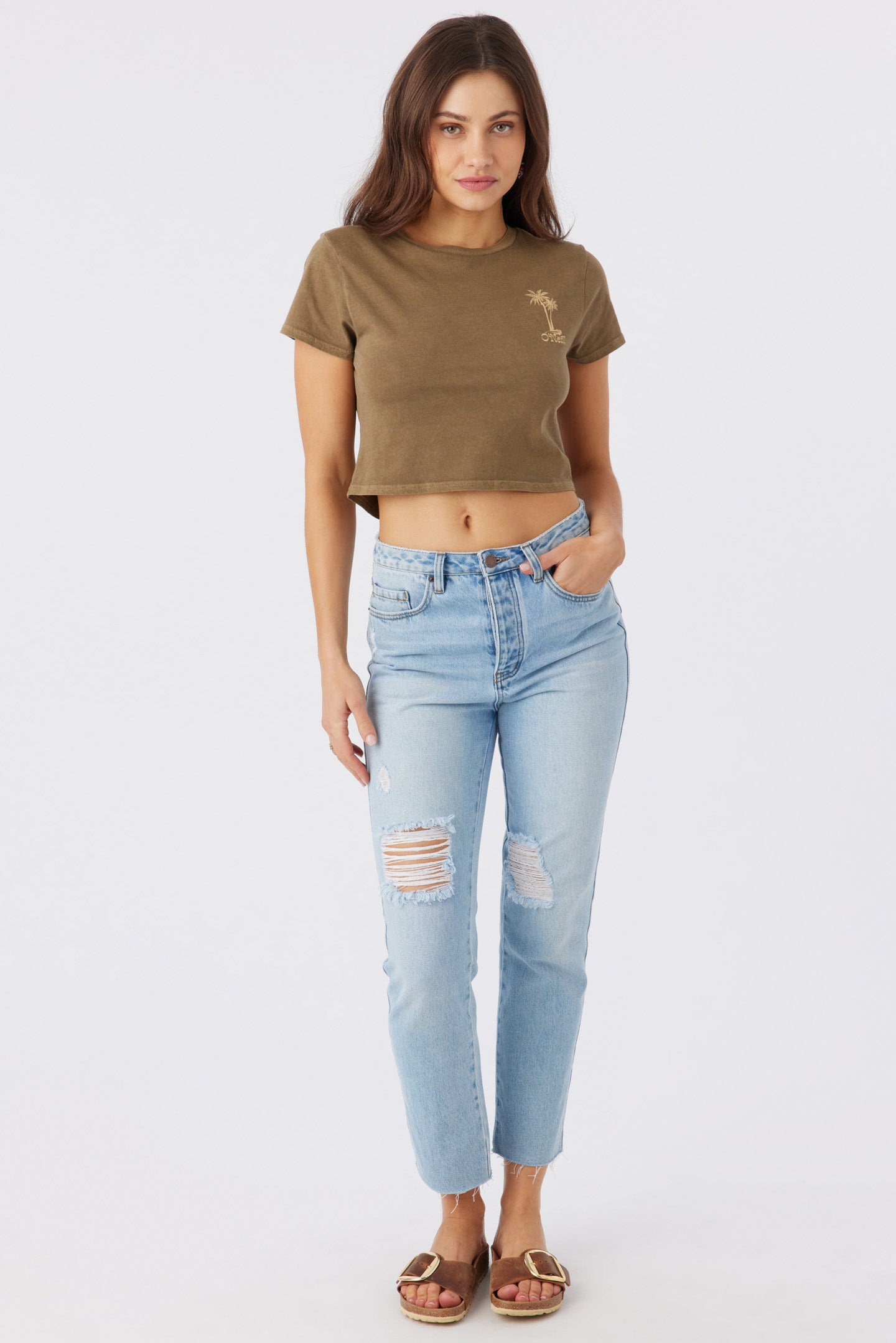 By The Seaside Tee - Olive | O'Neill