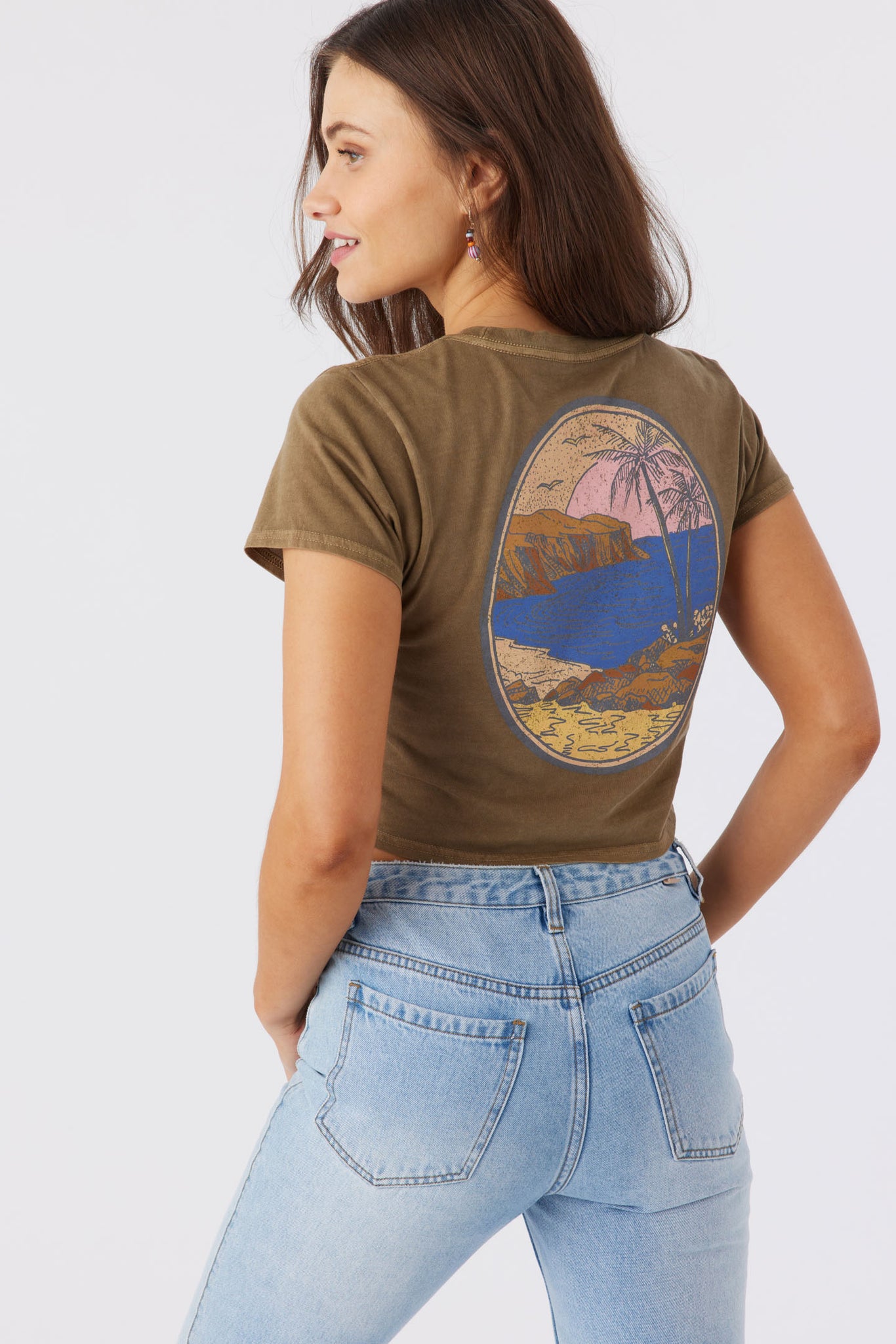 By The Seaside Tee - Olive | O'Neill