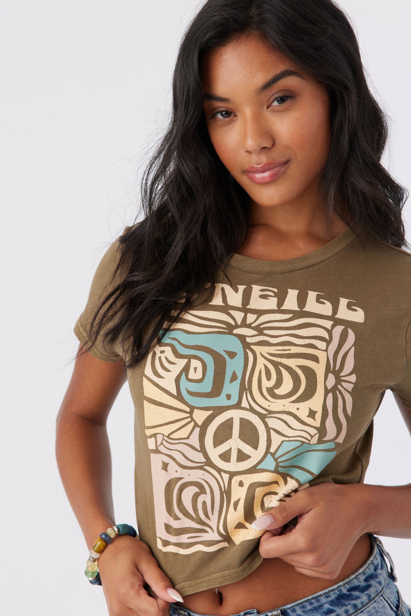 Peace More Tee - Olive | O'Neill