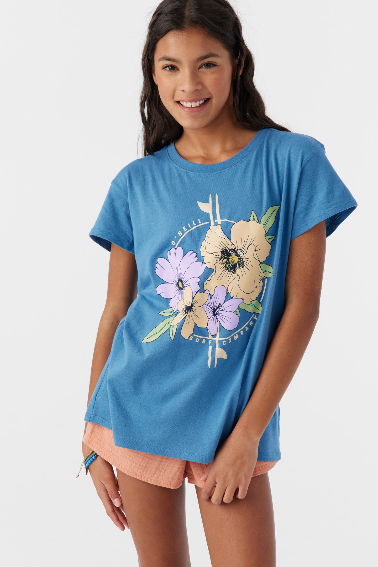 Girl's Surf Flower Tee - Classic Blue | O'Neill