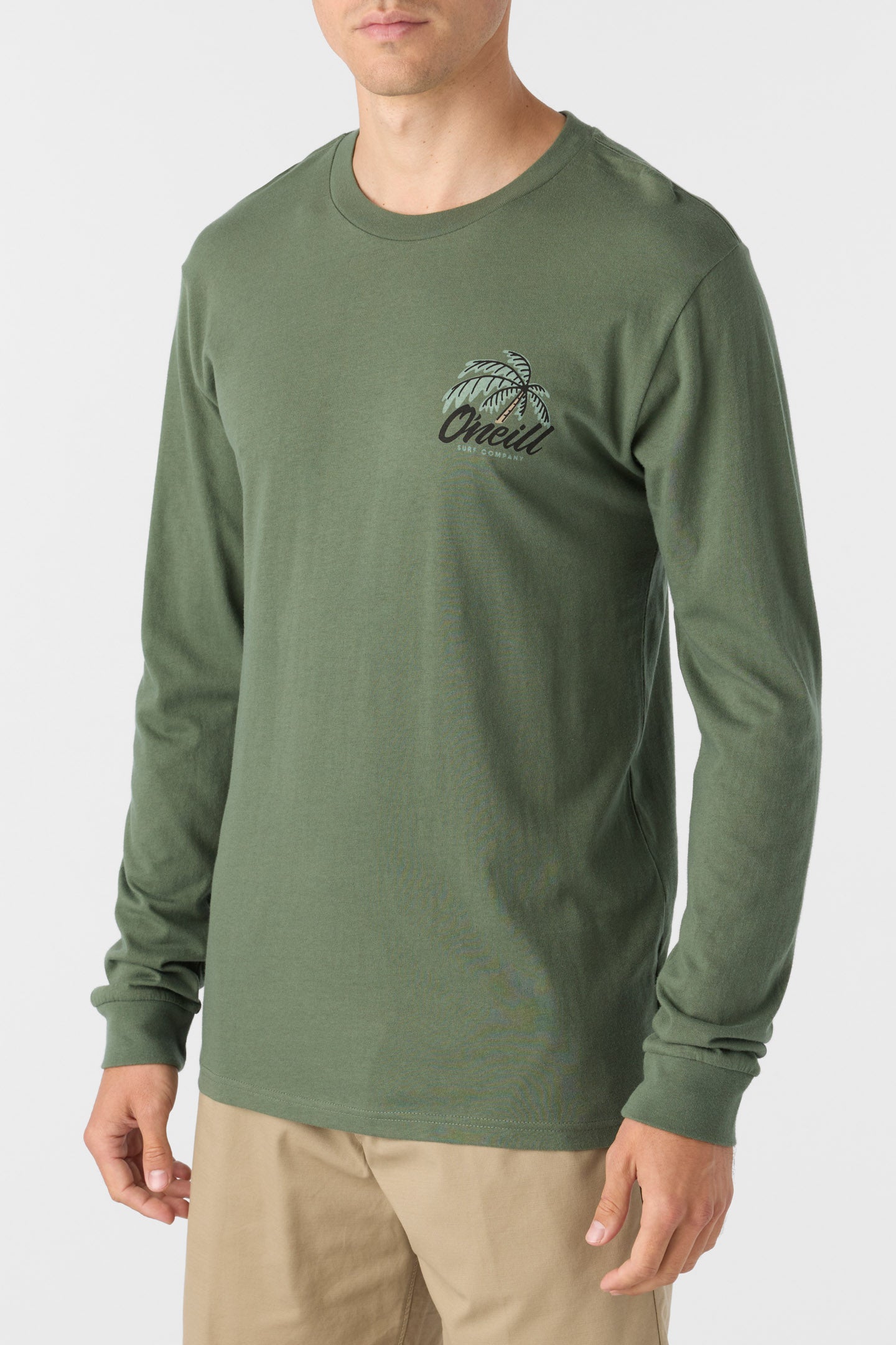 Tilt Long Sleeve Standard Fit Long Sleeve Tee - Dark Olive | O'Neill
