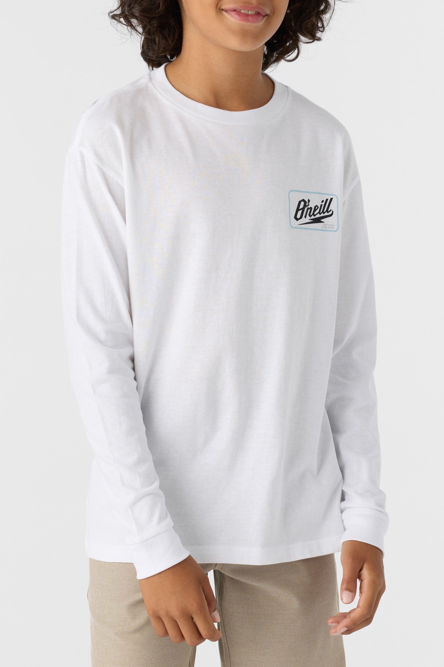 Boy's Edison Long Sleeve Tee - White | O'Neill