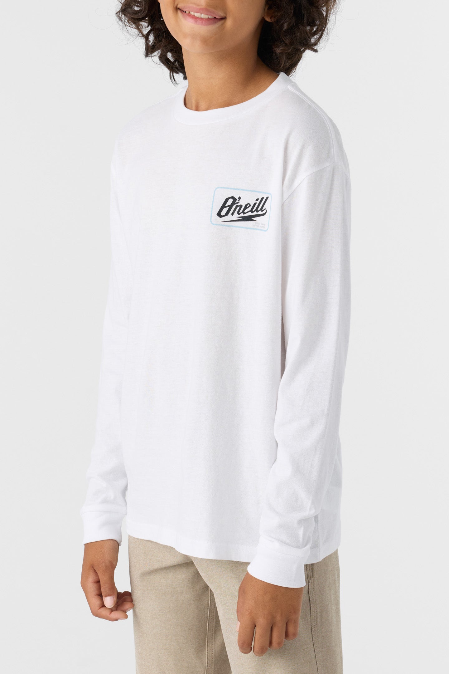 Boy's Edison Long Sleeve Tee - White | O'Neill