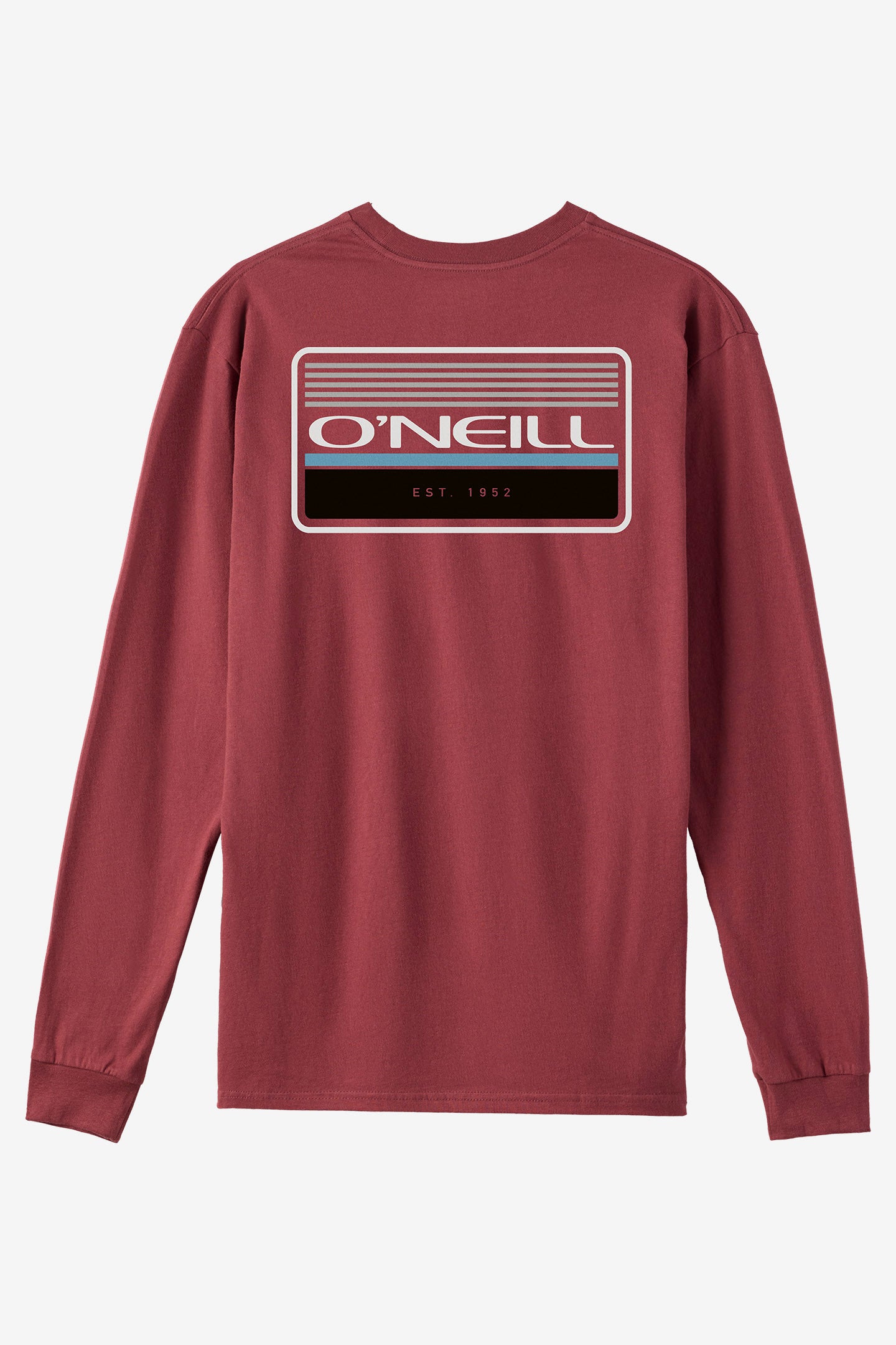 Banner Long Sleeve Standard Fit Long Sleeve Tee - Oxblood Red | O'Neill