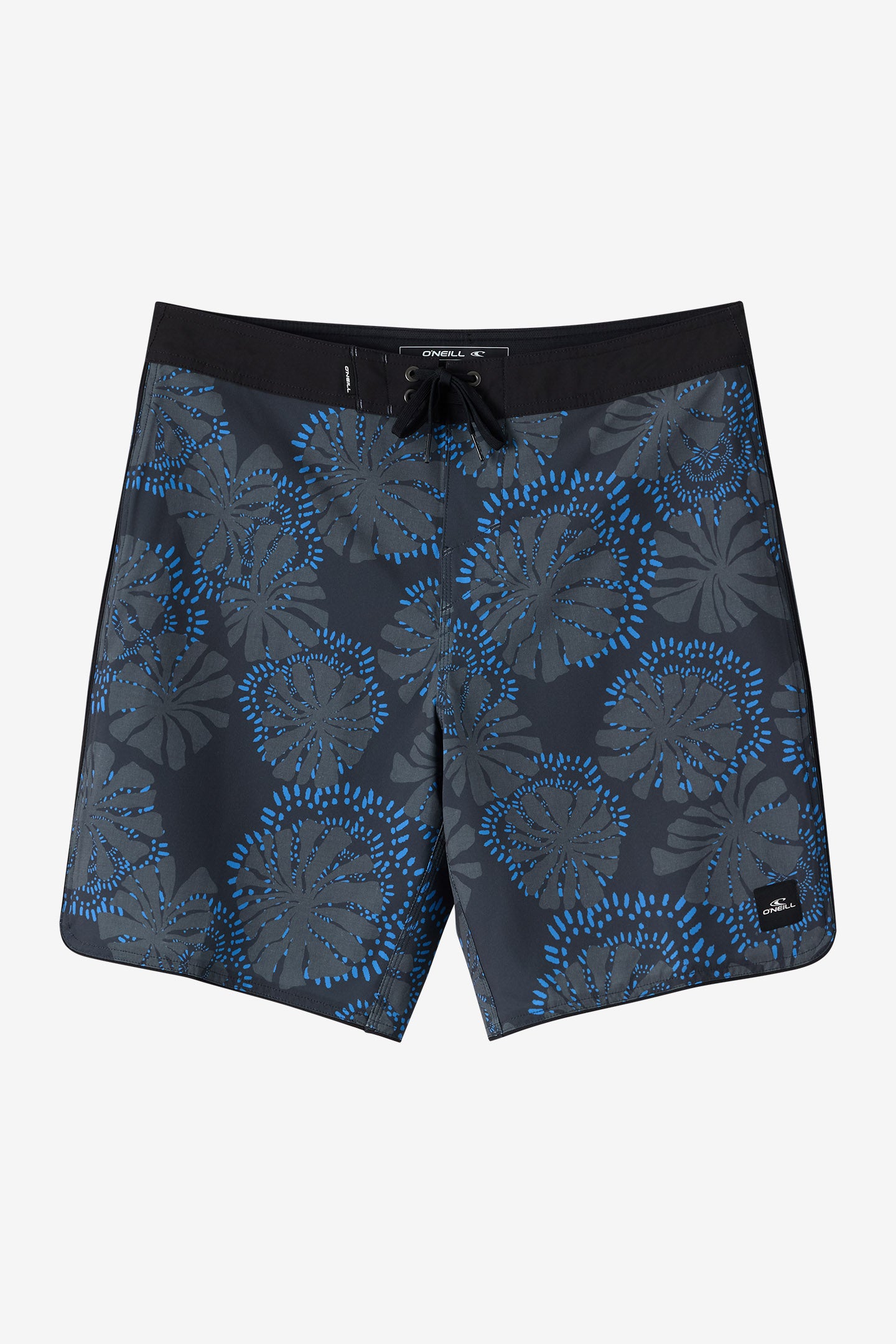 Boy's Hyperfreak Mysto Scallop 17" Boardshorts - Phantom | O'Neill