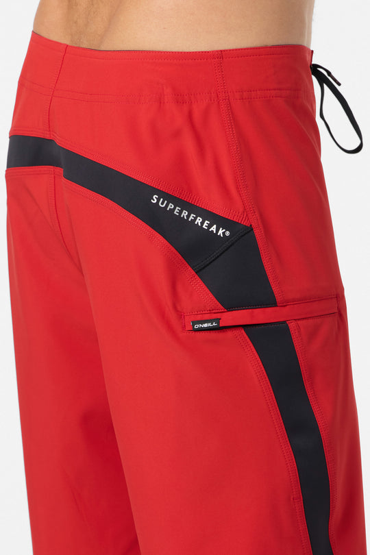 Superfreak Solid 21" Boardshorts - Red | O'Neill