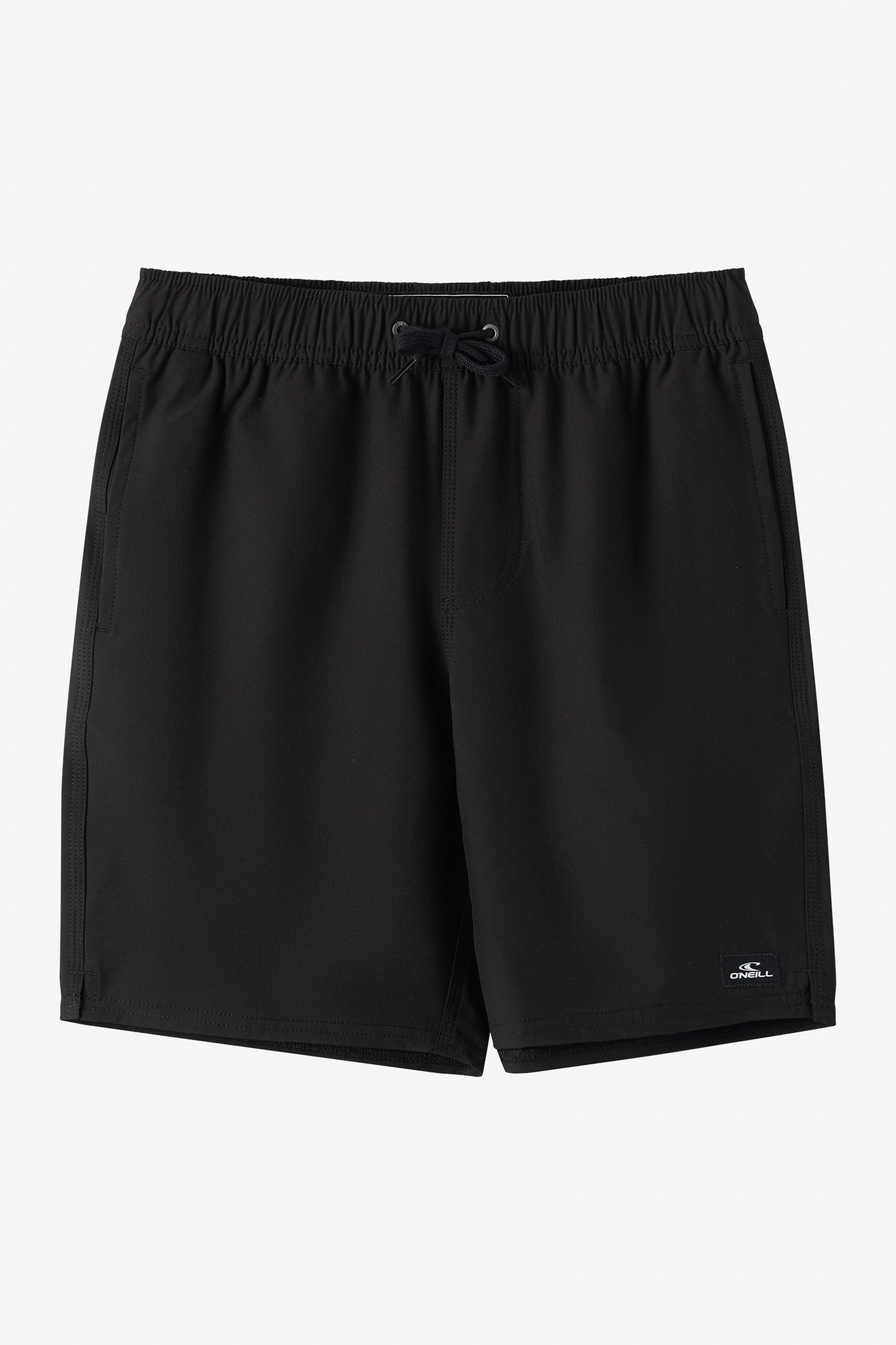 Boy's Lennox Hermosa Solid Volley 16" Swim Trunks Trunks - Black | O'Neill