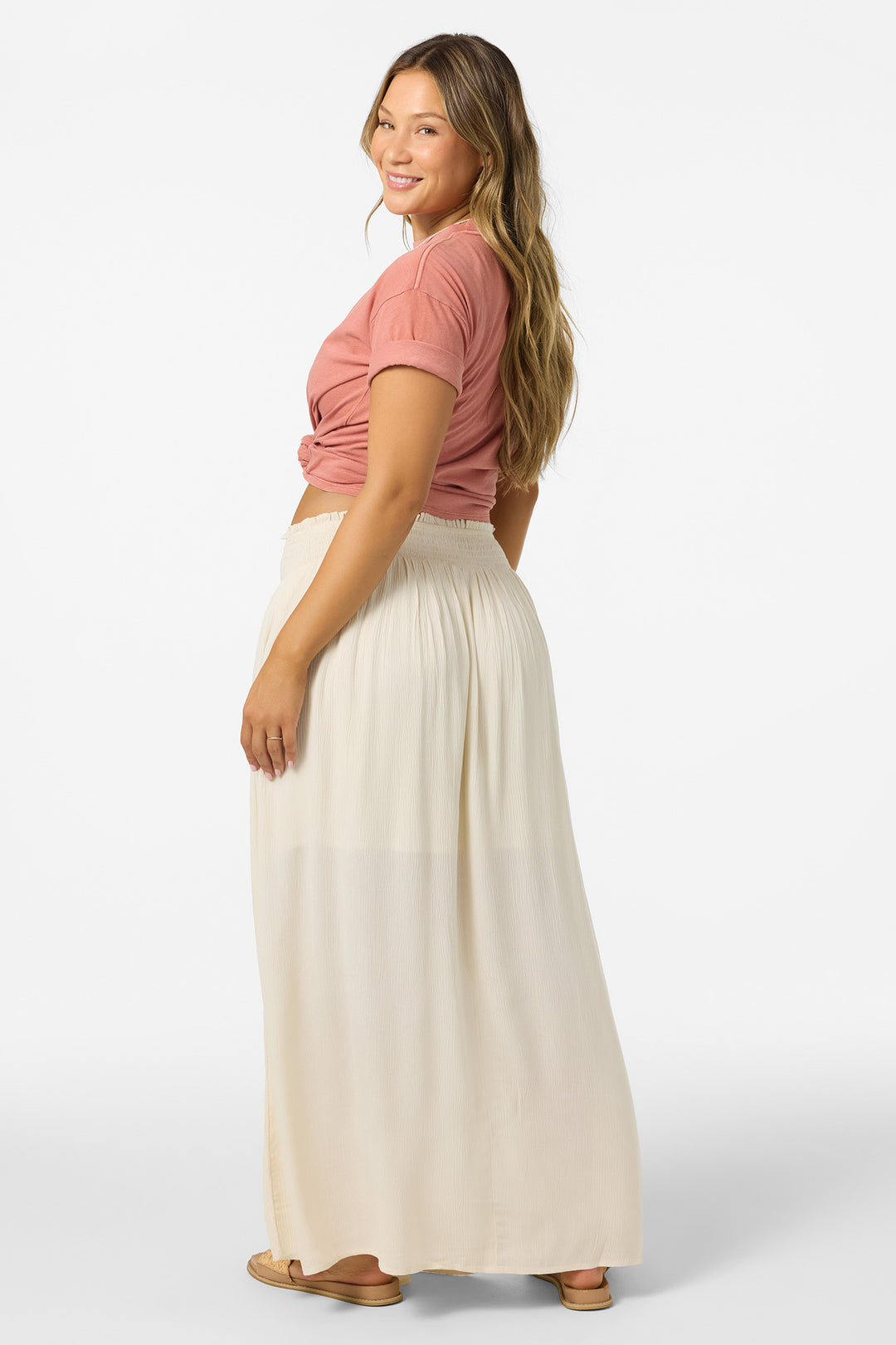Tryston Skirt Midi Skirts - Tapioca | O'Neill