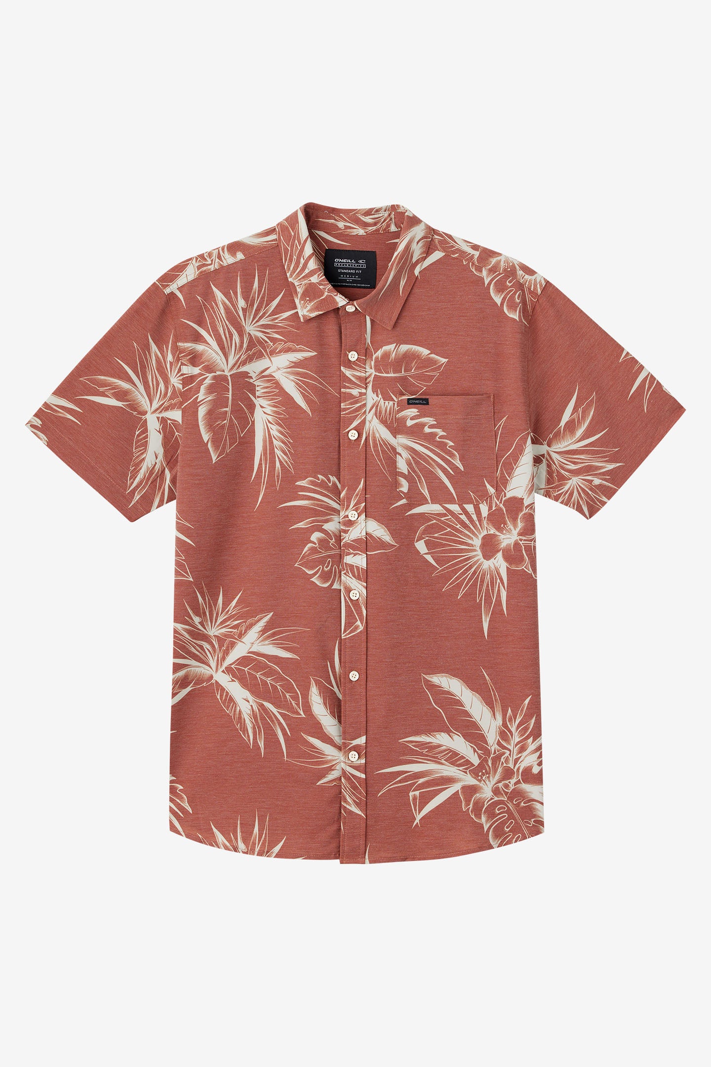 TRVLR Upf Traverse Standard Standard Fit Shirt - Ginger Bread | O'Neill