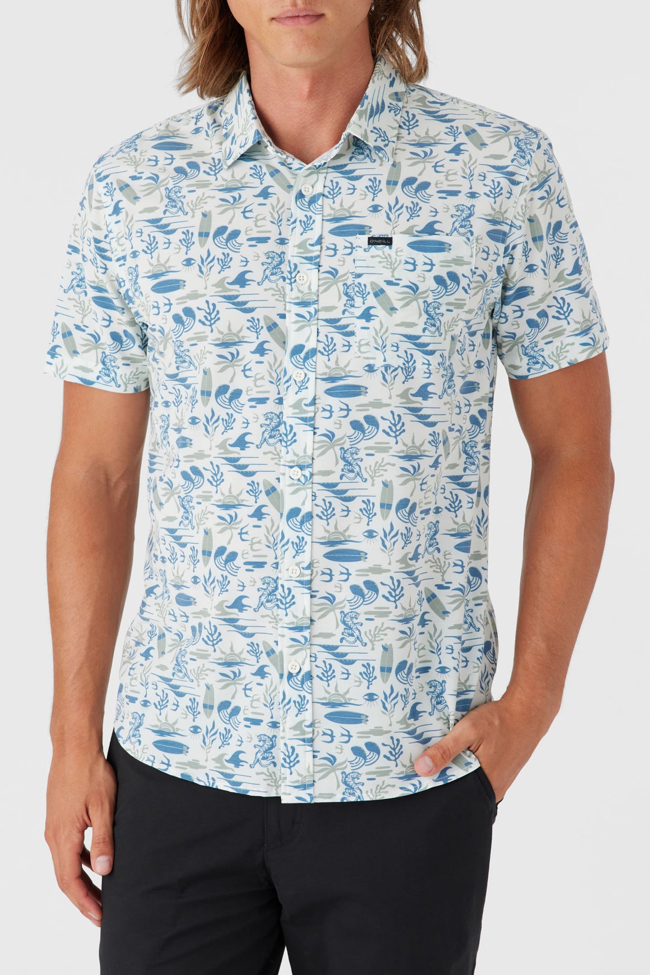 TRVLR Upf Traverse Standard Standard Fit Shirt - Natural | O'Neill