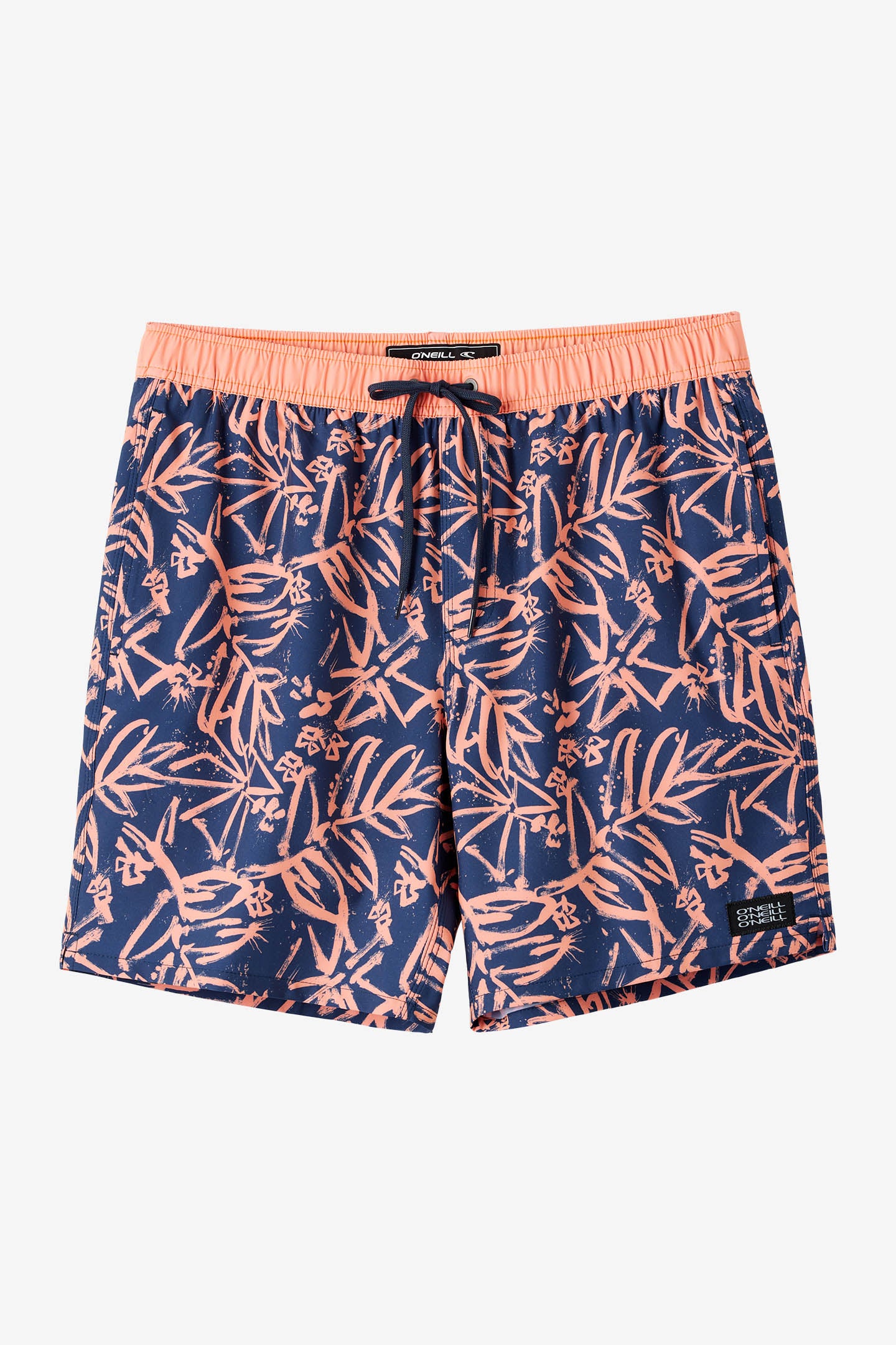 Hermosa Elastic Waist Lined 17" Swim Trunks Trunks - Navy 2 | O'Neill