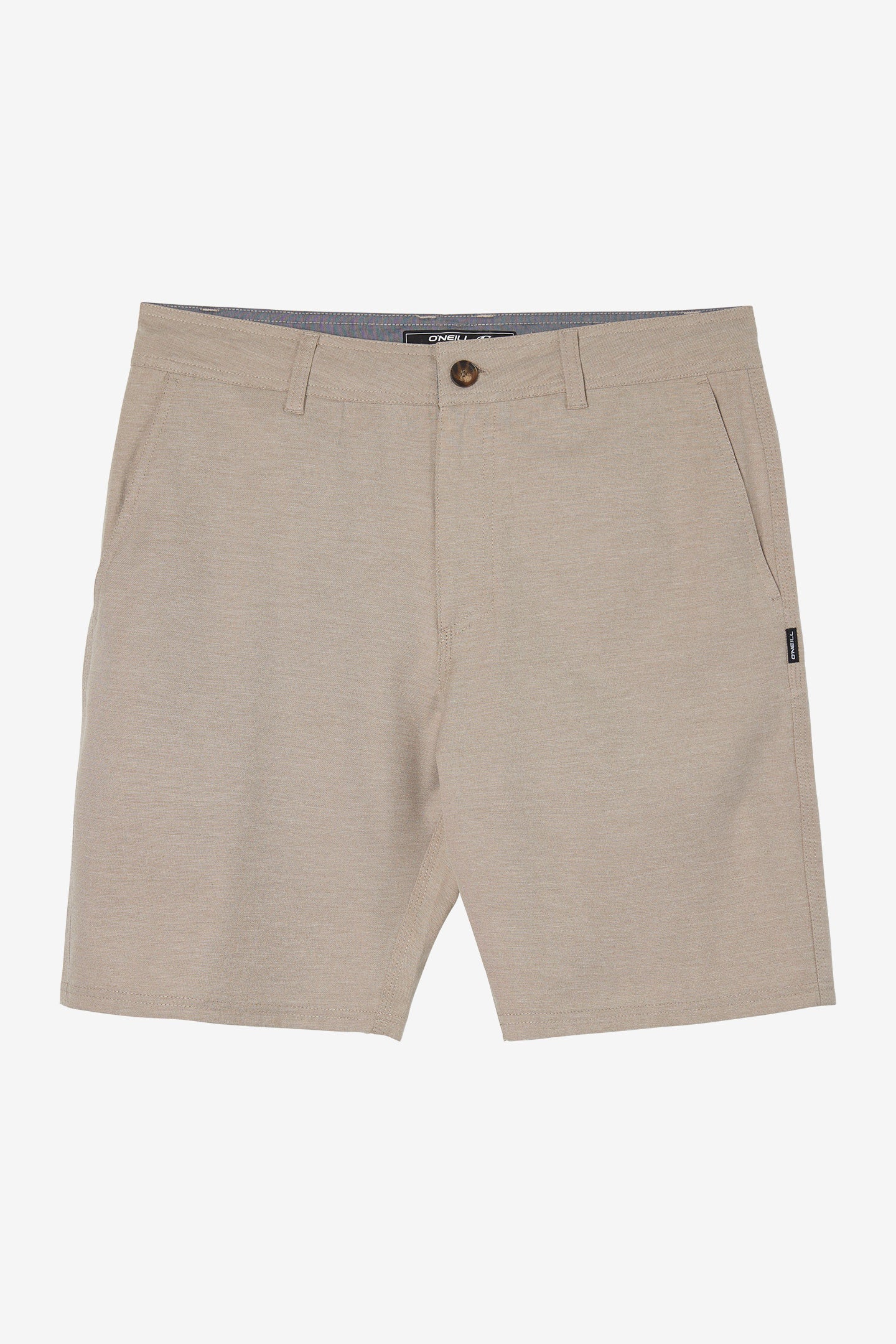 Reserve Light Check 21" Hybrid Shorts - Dark Khaki | O'Neill