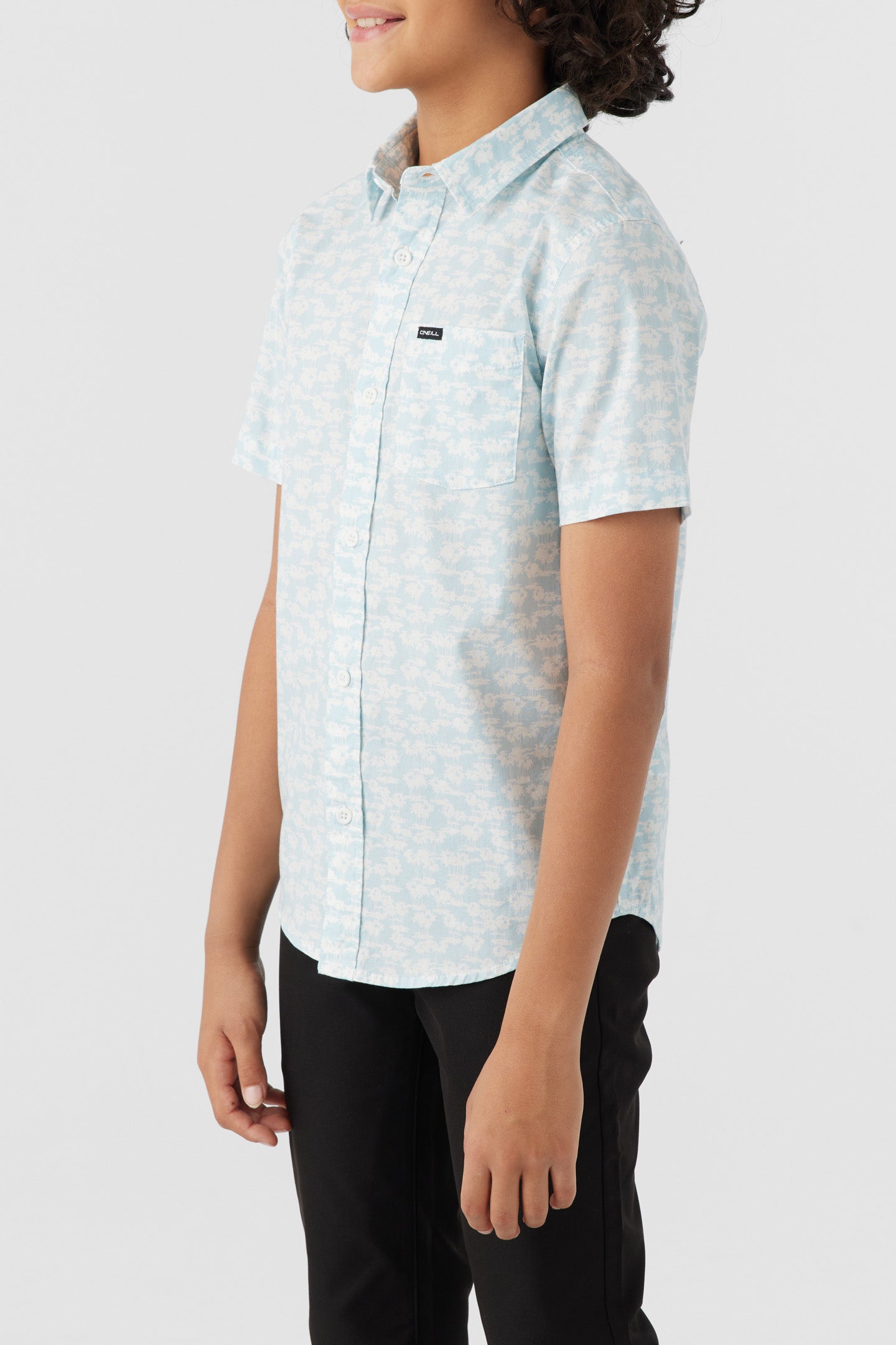 Boy's Quiver Stretch Shirt - Sky Blue 2 | O'Neill