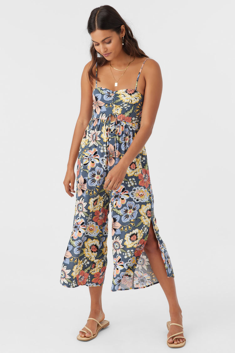 Keiko Talitha Floral Jumpsuit - Slate | O'Neill
