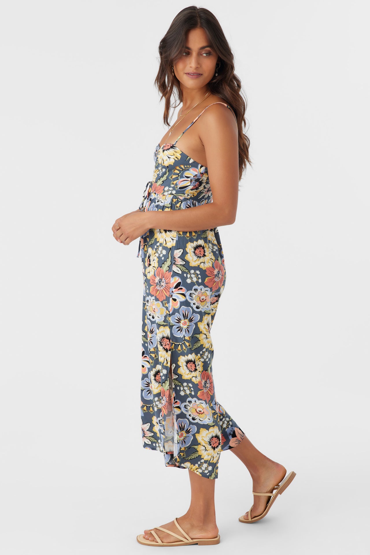 Keiko Talitha Floral Jumpsuit - Slate | O'Neill