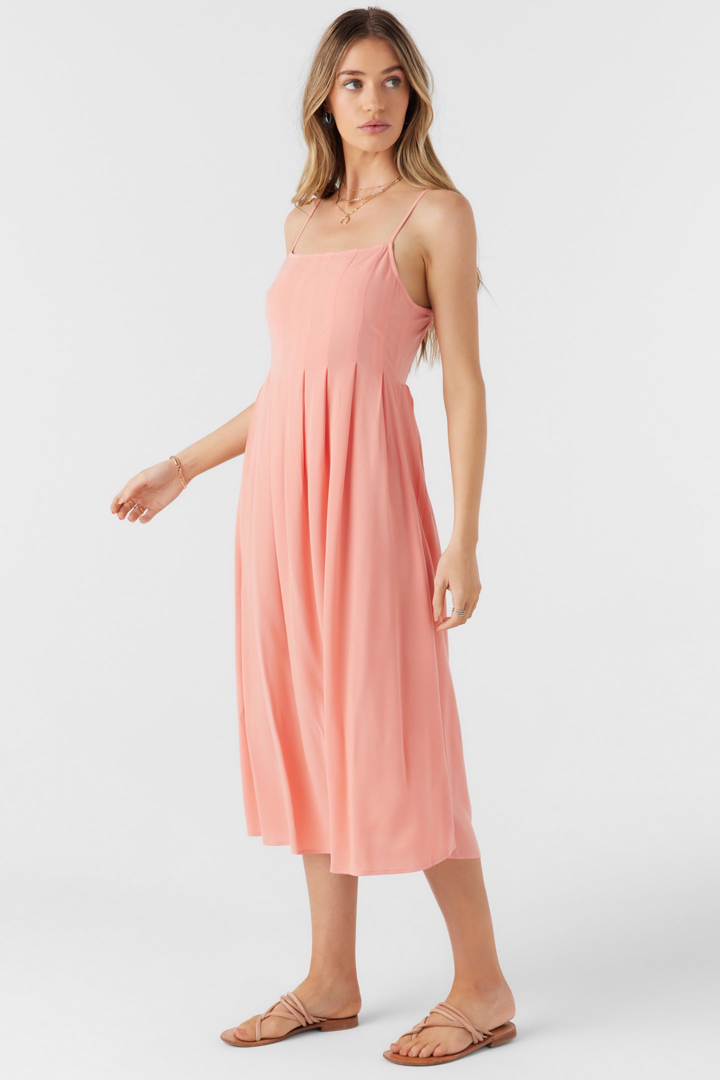 Lailey Midi Dress - Burnt Coral | O'Neill