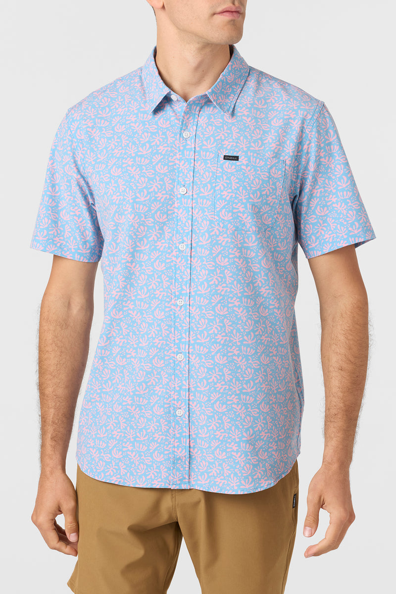 TRVLR Upf Traverse Slub Relaxed Relaxed Fit Shirt - Blue Fade | O'Neill
