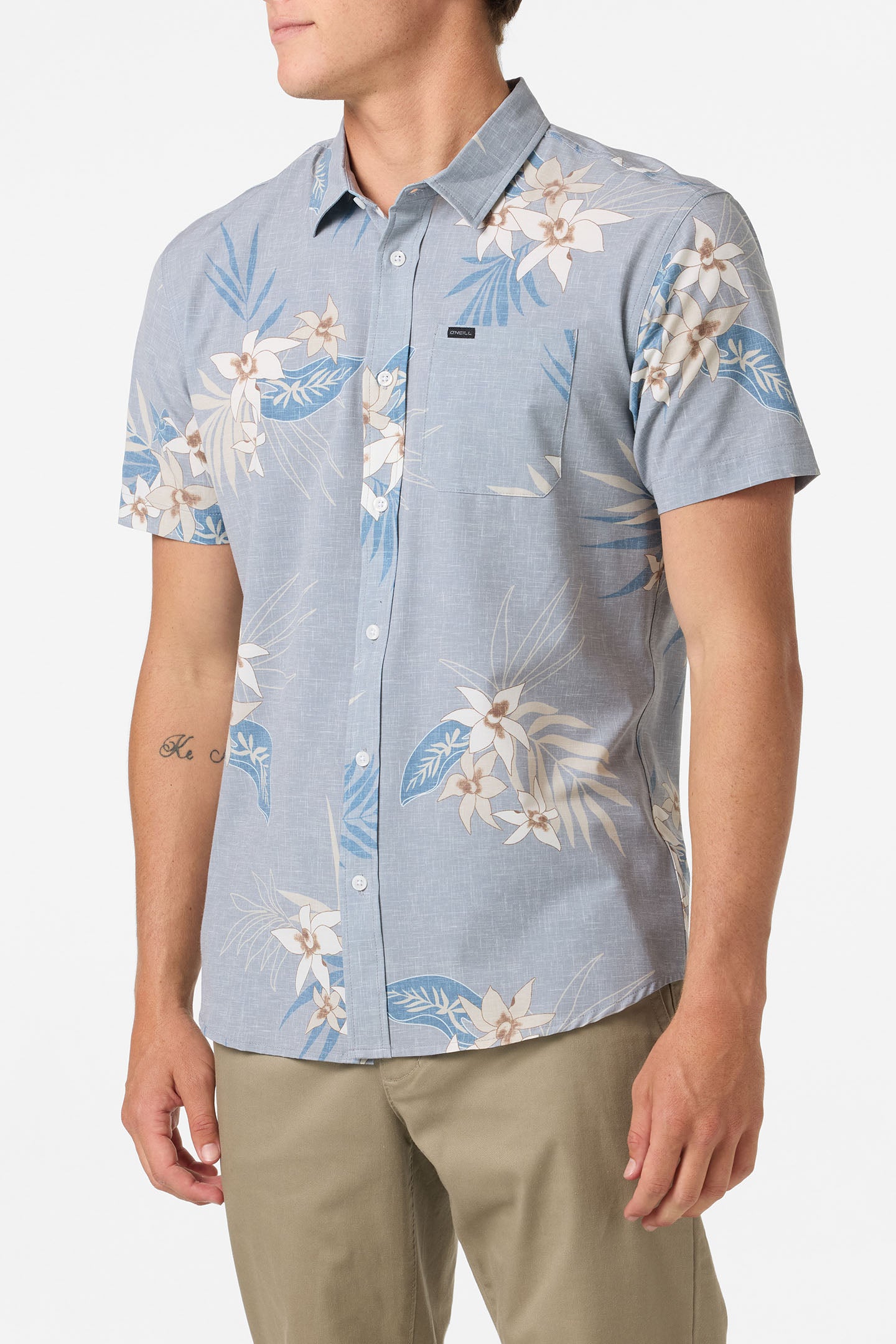 TRVLR Upf Traverse Standard Standard Fit Shirt - Light Grey | O'Neill