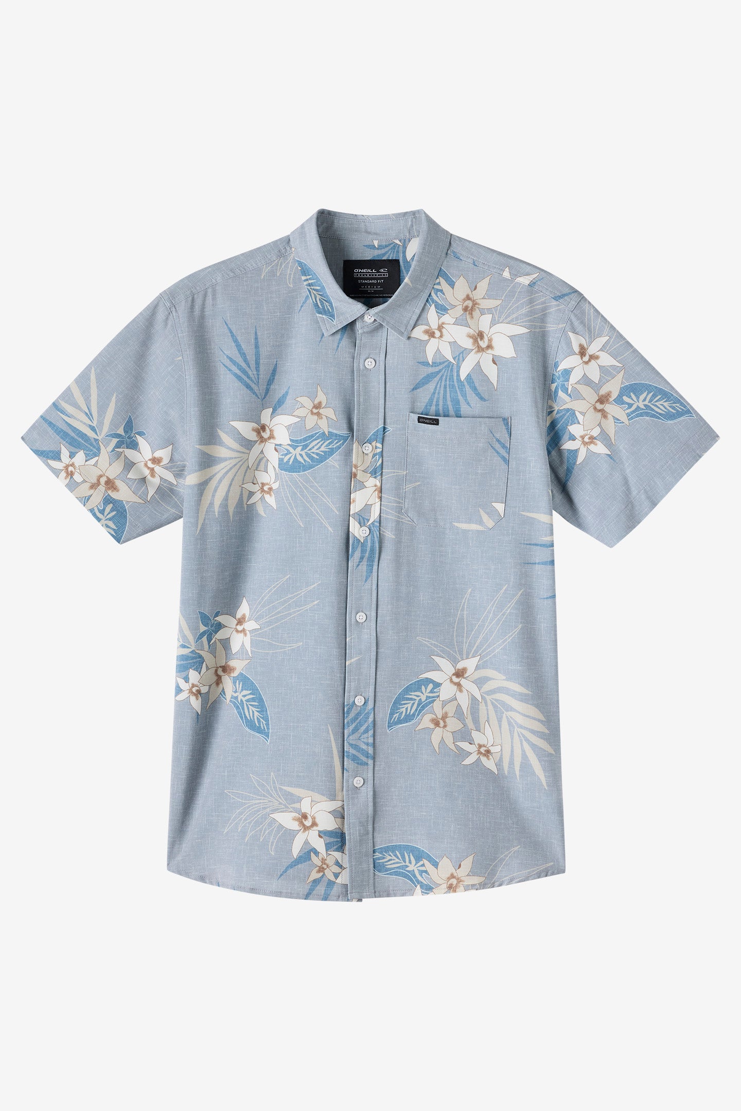 TRVLR Upf Traverse Standard Standard Fit Shirt - Light Grey | O'Neill