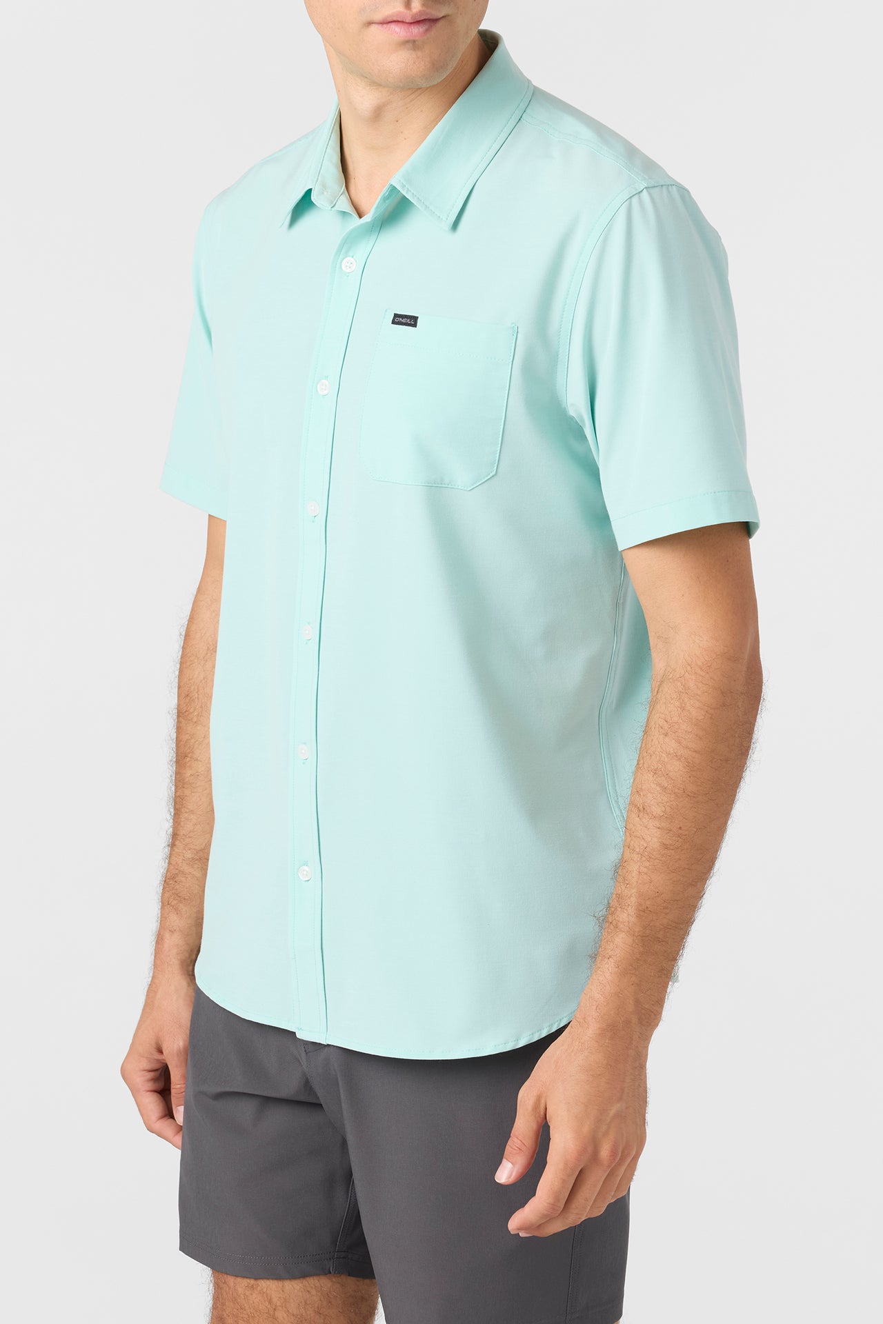 TRVLR Upf Traverse Solid Relaxed Relaxed Fit Shirt - Pastel Turquoise | O'Neill