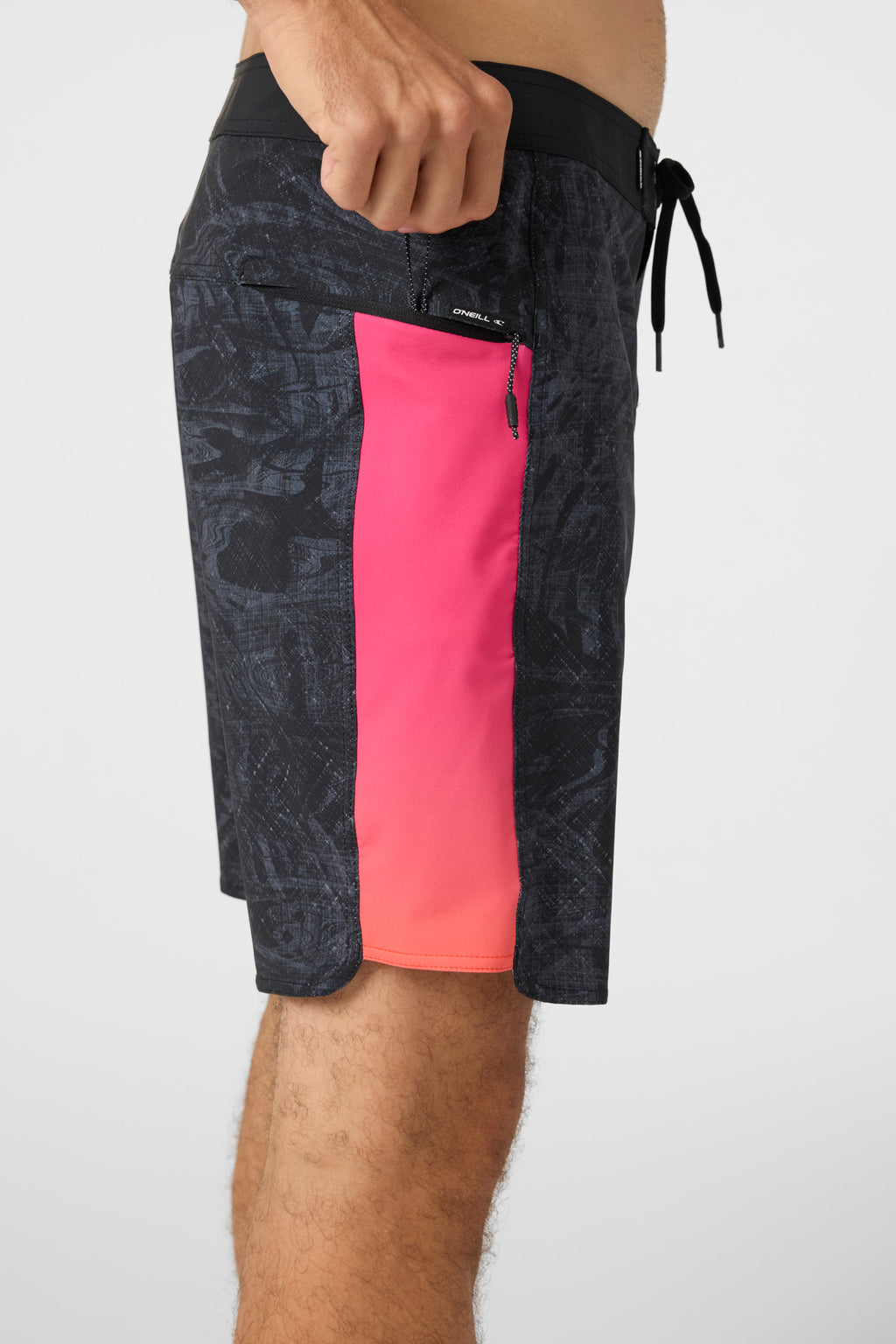 Hyperfreak Tech Panel 18" Boardshorts - Black | O'Neill