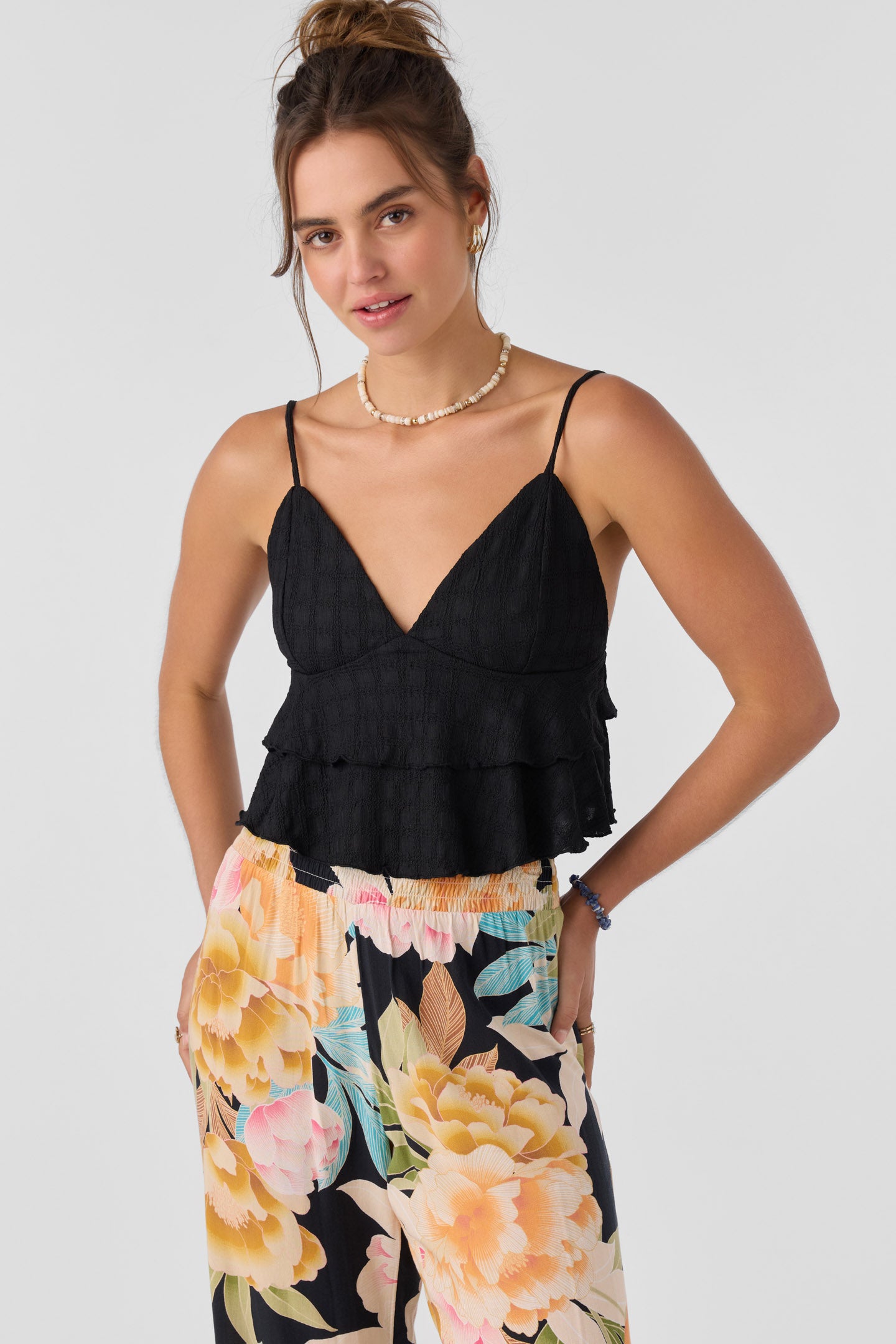 Chloey Sleeveless Top - Black | O'Neill