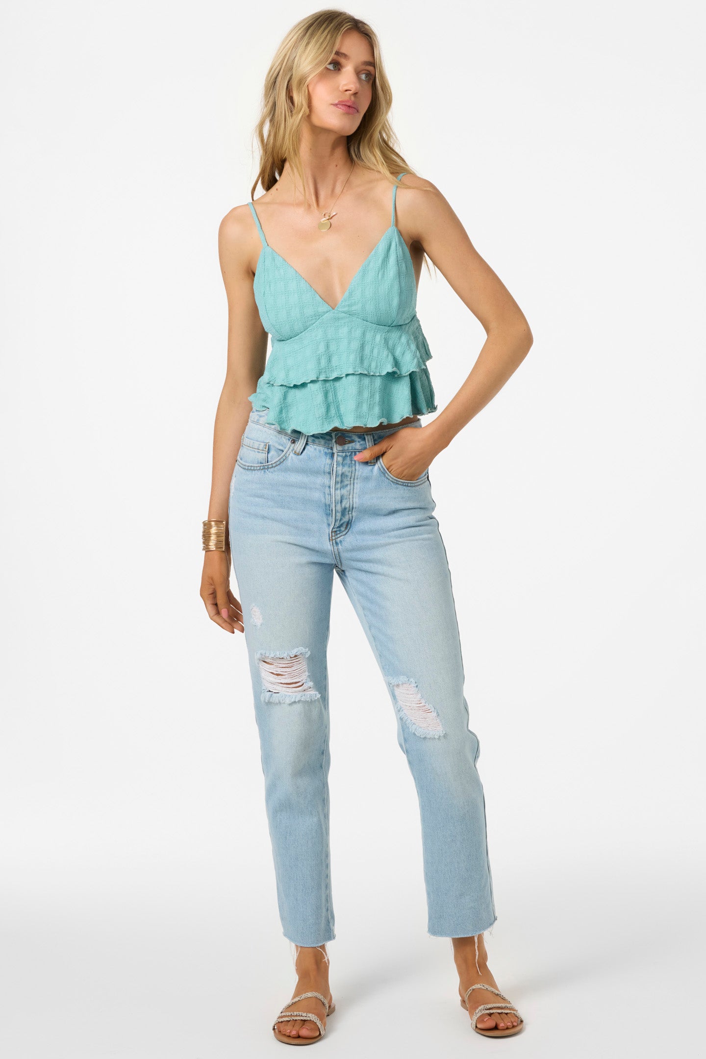 Chloey Sleeveless Top - Nile Blue | O'Neill